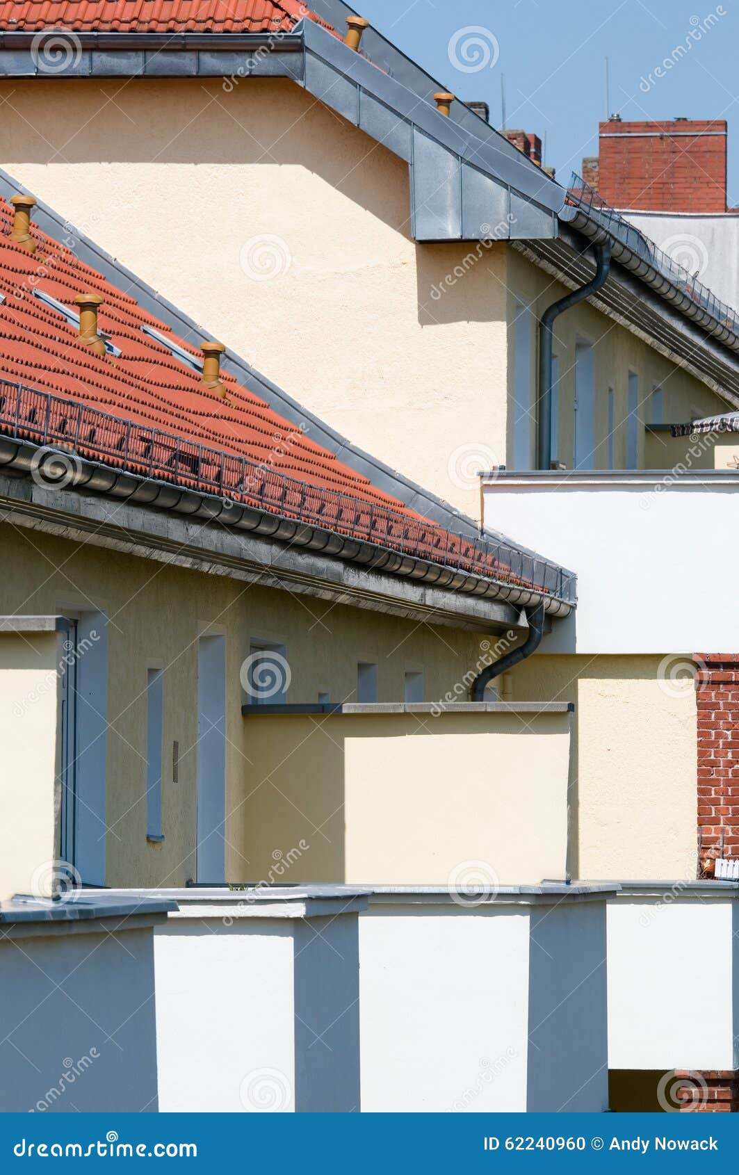 Facade with balcony stock photo. Image of construction - 62240960