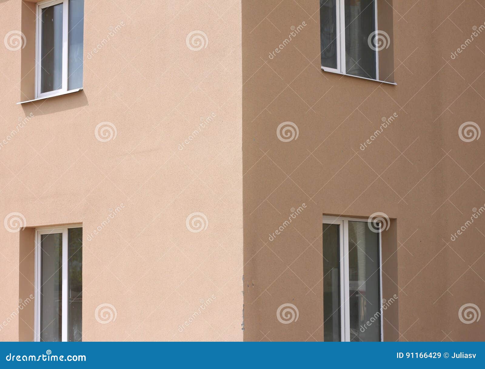 Facade of Beautiful Multi-storey Modern Building Stock Image - Image of ...