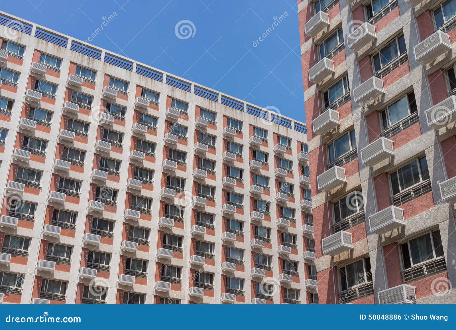 The facade of the building stock photo. Image of concrete - 50048886