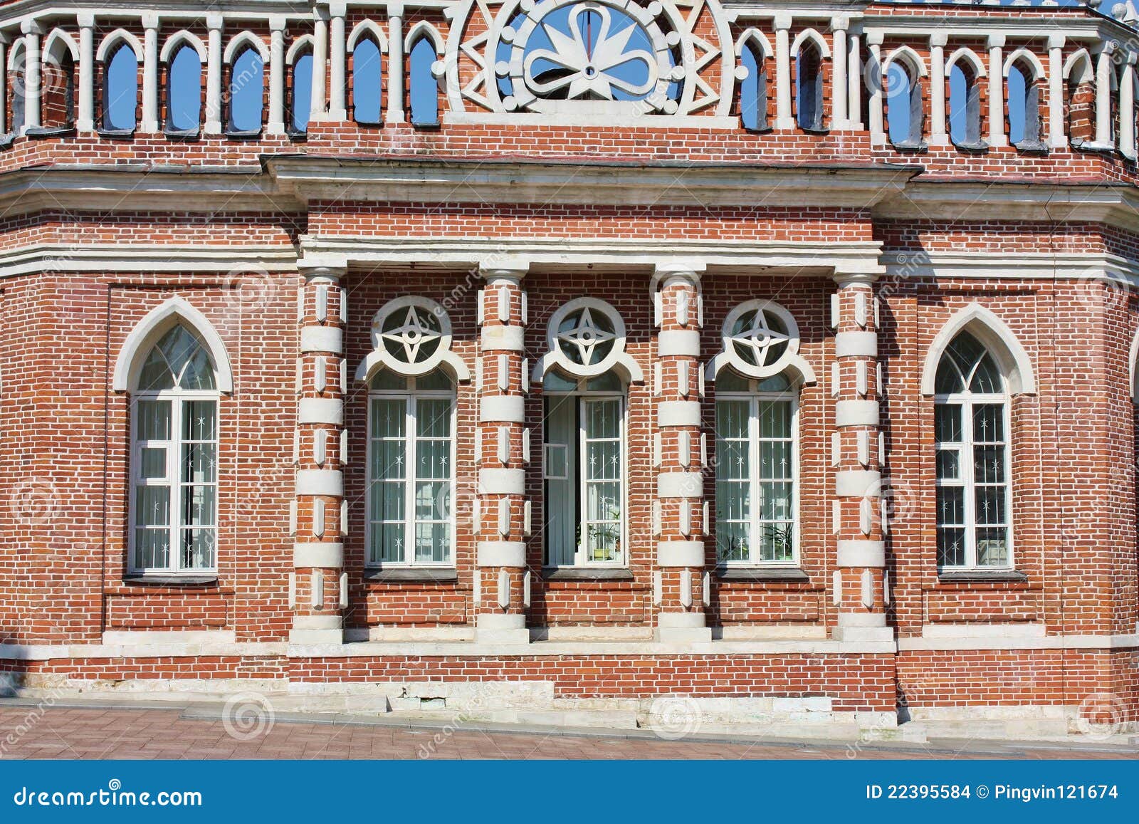 Facade of the Building of Eighteenth Sentury Stock Photo - Image of ...