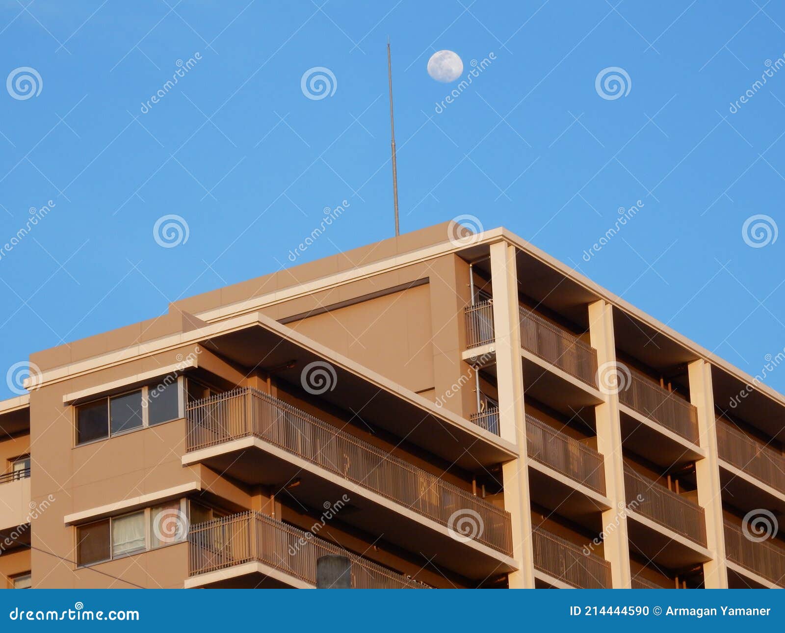 Facade of a Building High Angle View Stock Photo - Image of structure ...