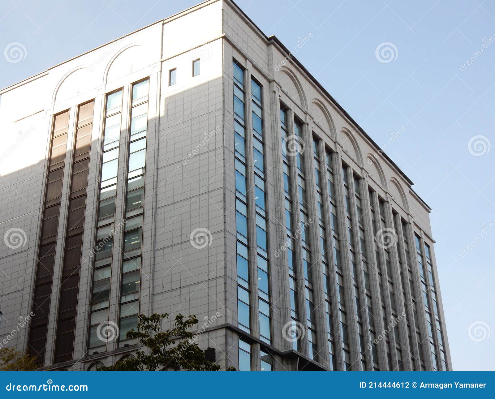 Facade of a Building High Angle View Stock Photo - Image of city ...