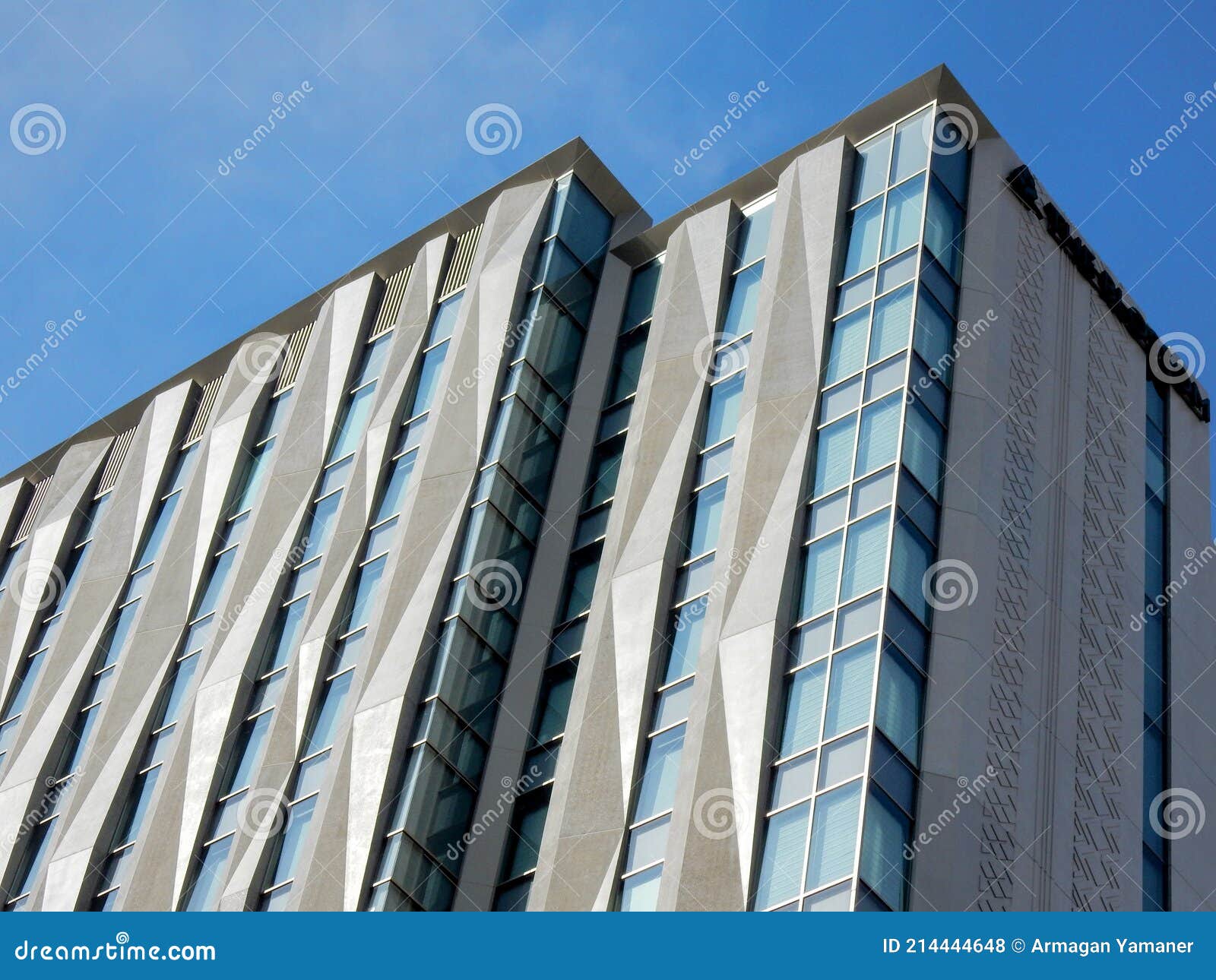 Facade of a Building High Angle View Stock Photo - Image of city, angle ...