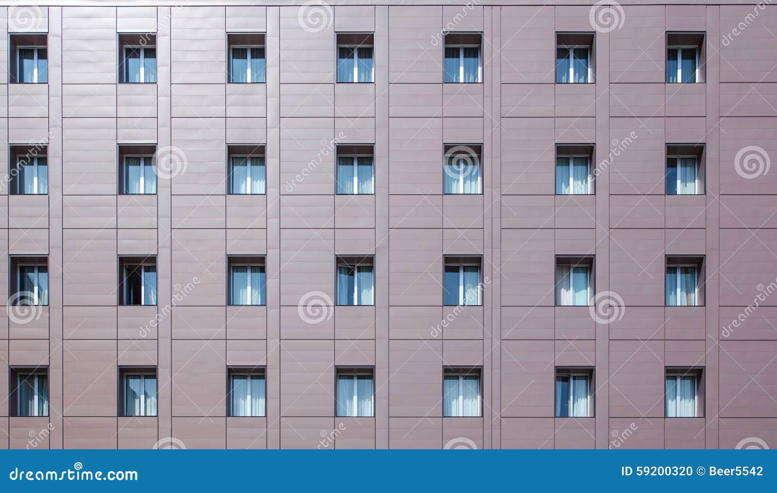 Facade Building with Windows Stock Photo - Image of arther, looking ...