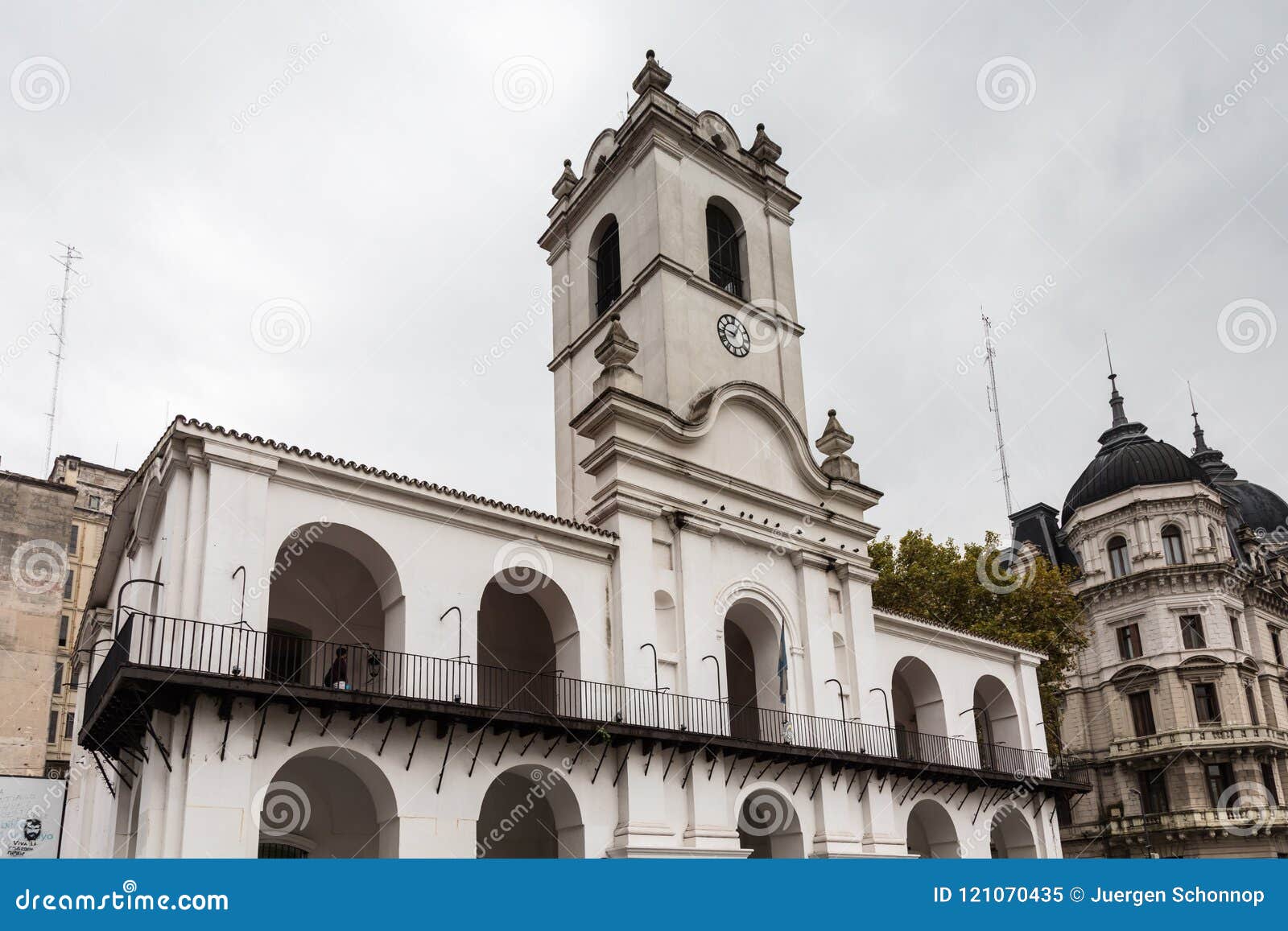 Facade Of The Cabildo, Impressive Historic Colonial Building Used For ...