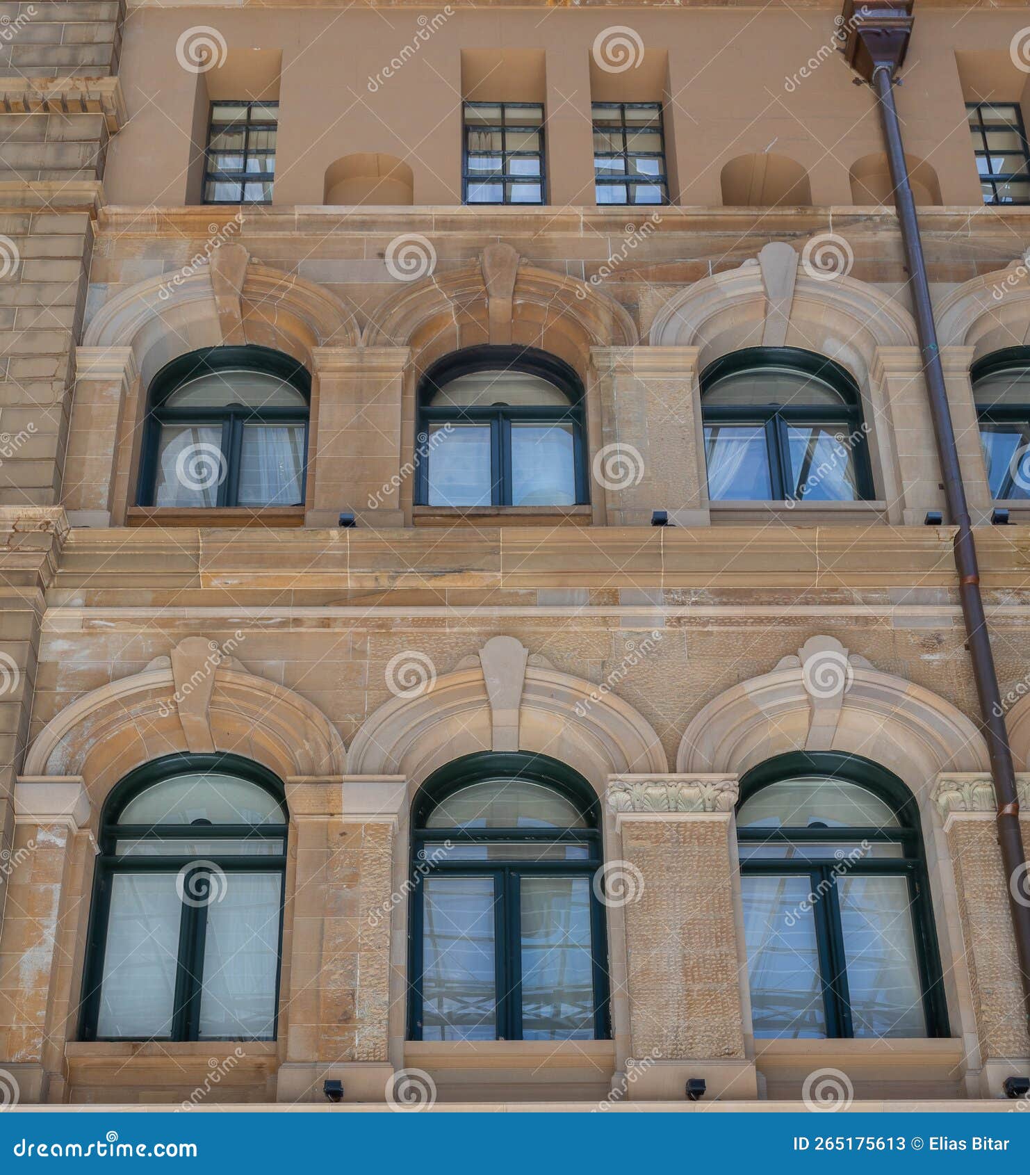 Facade of Colonial Historical Building in Sydney Australia Stock Image ...
