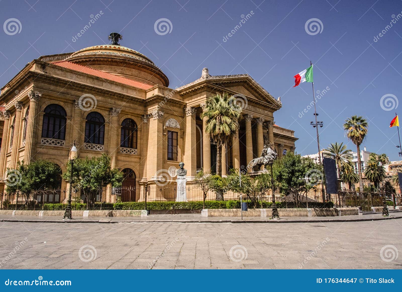 Teatro Massimo - Palermo Opera House Stock Image - Image of famous ...