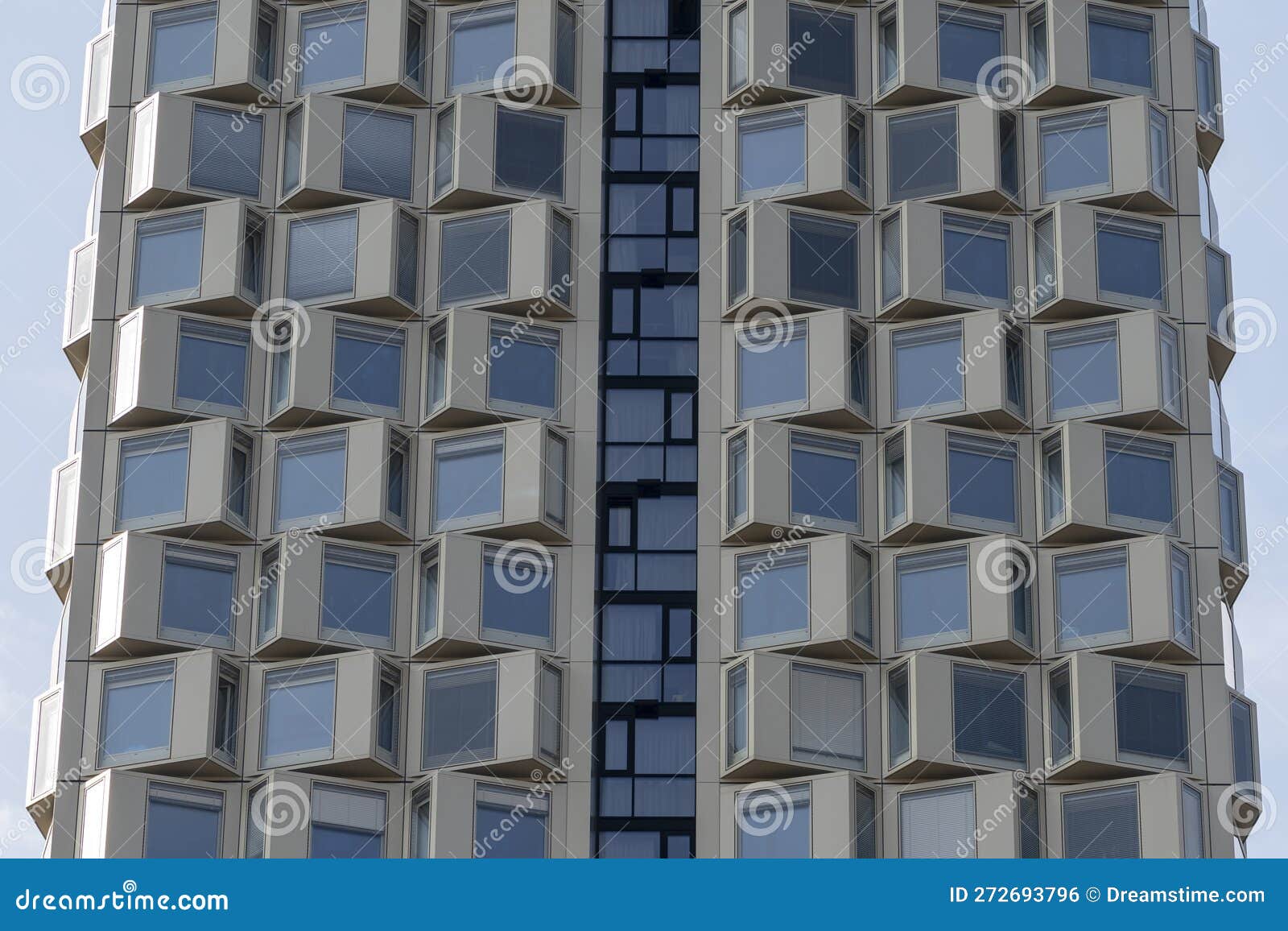 FACADE GLASS Buildings, Modern Office Multi-storey Buildings. Stock ...