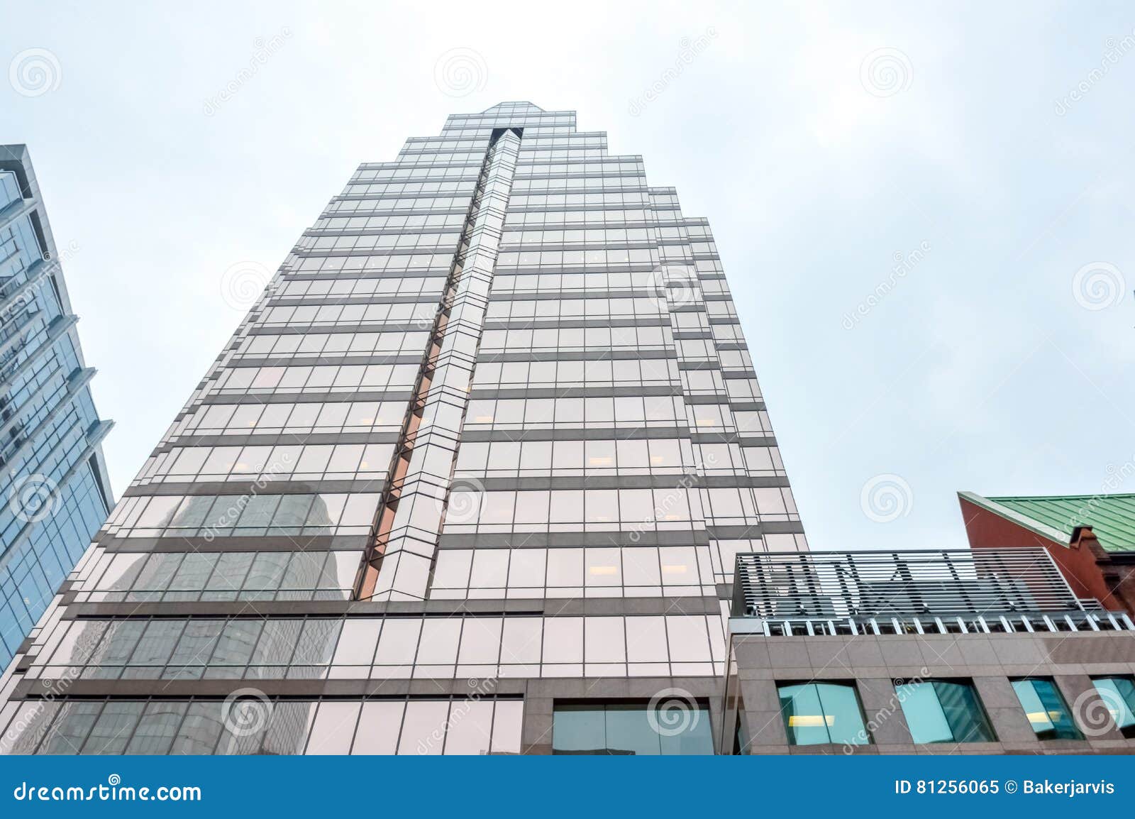 Facade of Glass Skyscrapers in Toronto Editorial Image - Image of ...