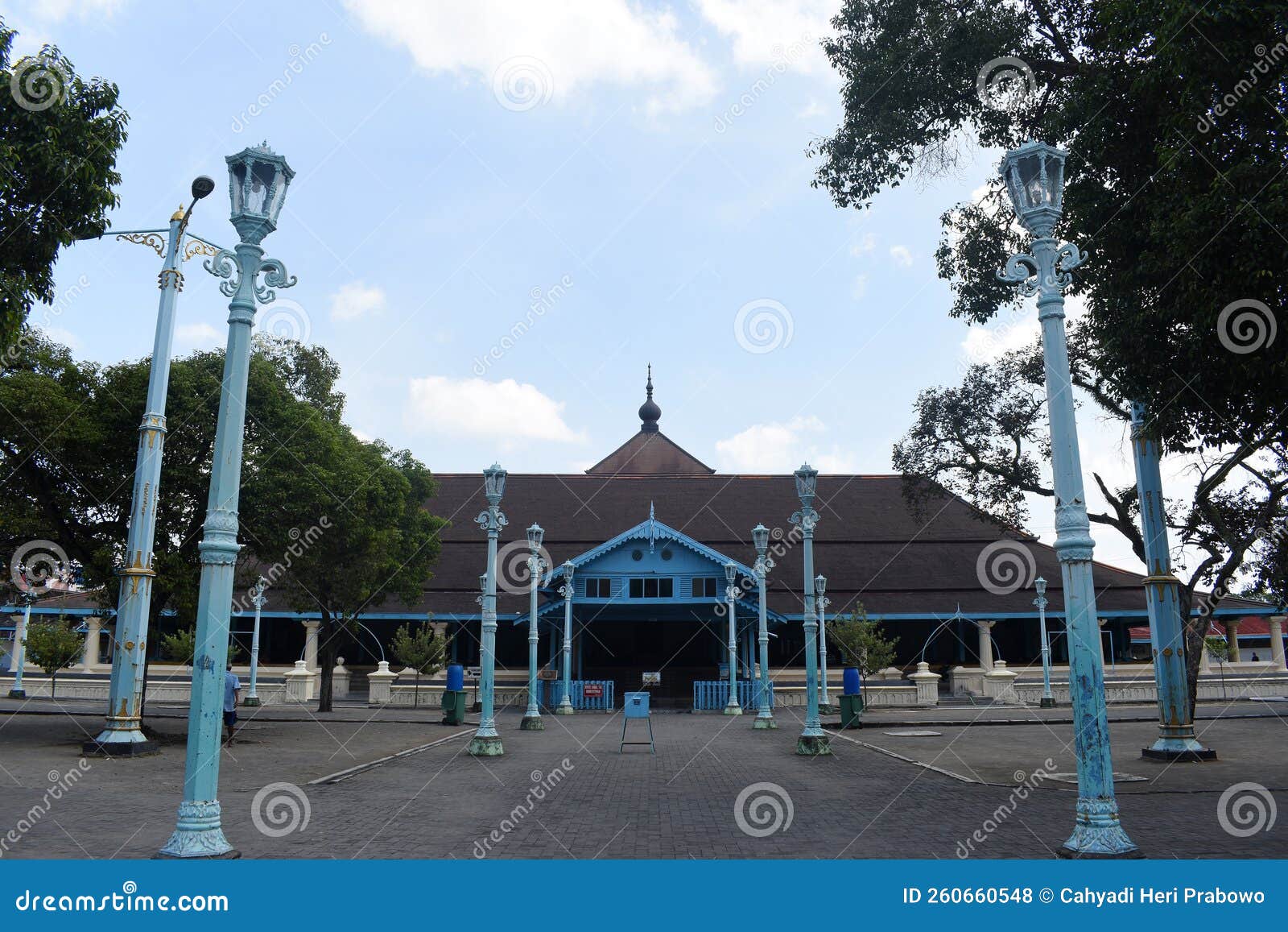 The Facade of the Great Mosque of Keraton Surakarta Editorial Stock ...