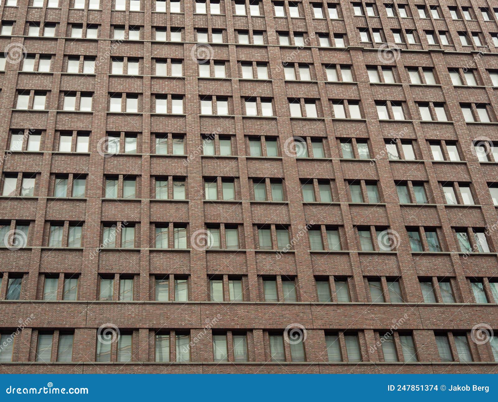 Facade of a High Rise Building. Stock Photo - Image of window, abstract ...