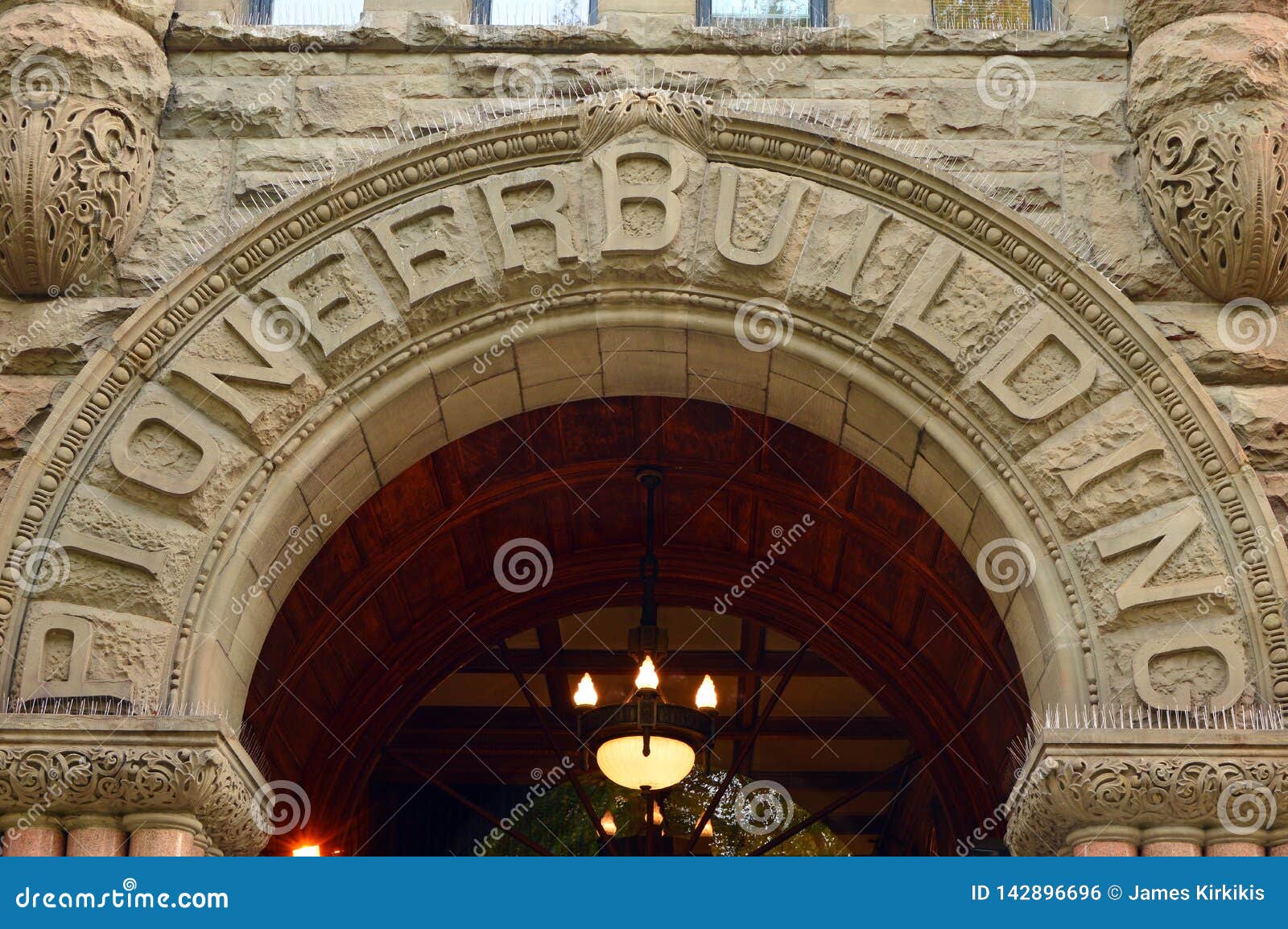 Pioneer Building Archway , Seattle Editorial Photo - Image of archway ...