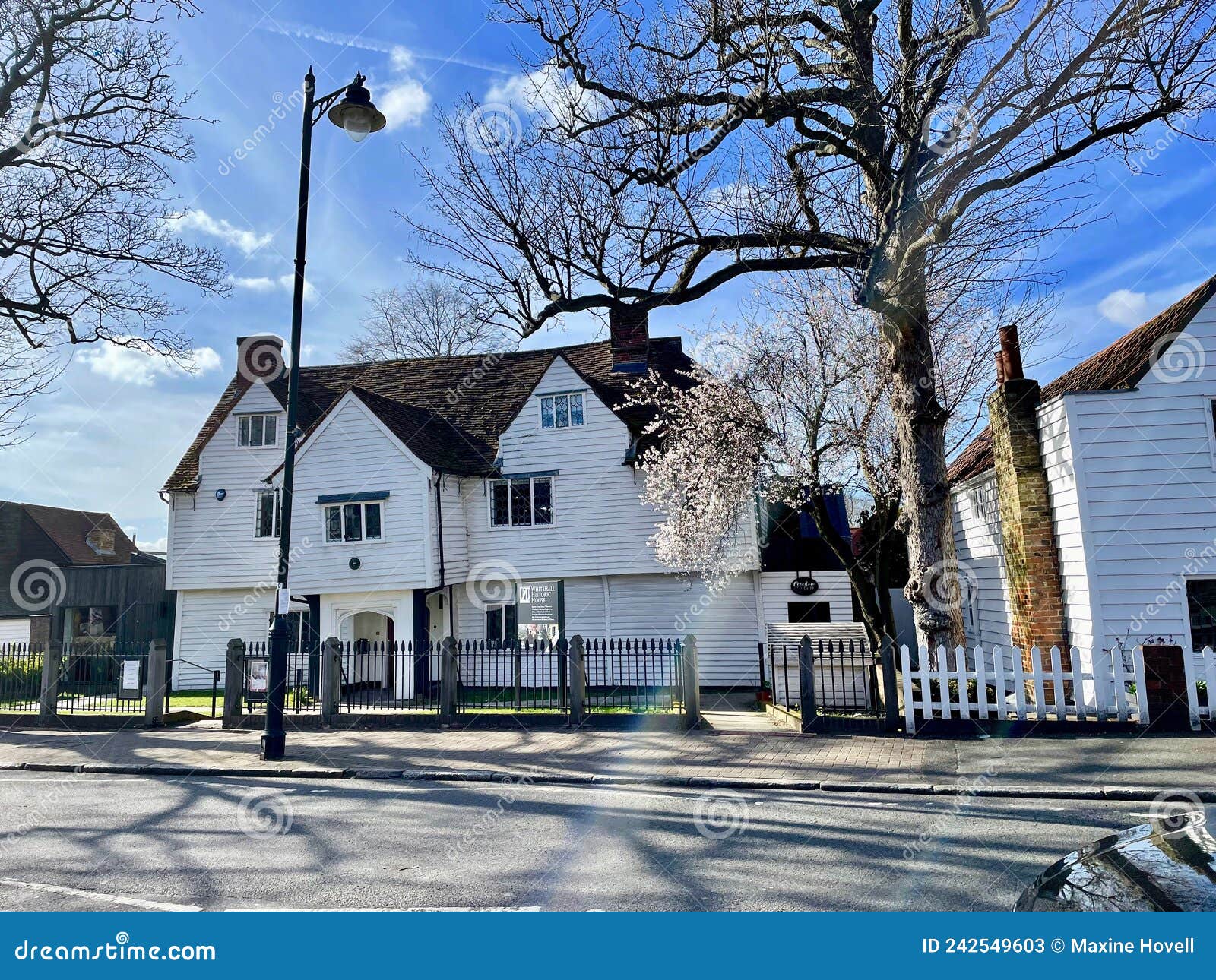 The Front of Whitehall in Cheam, Surrey Stock Image - Image of cheam ...