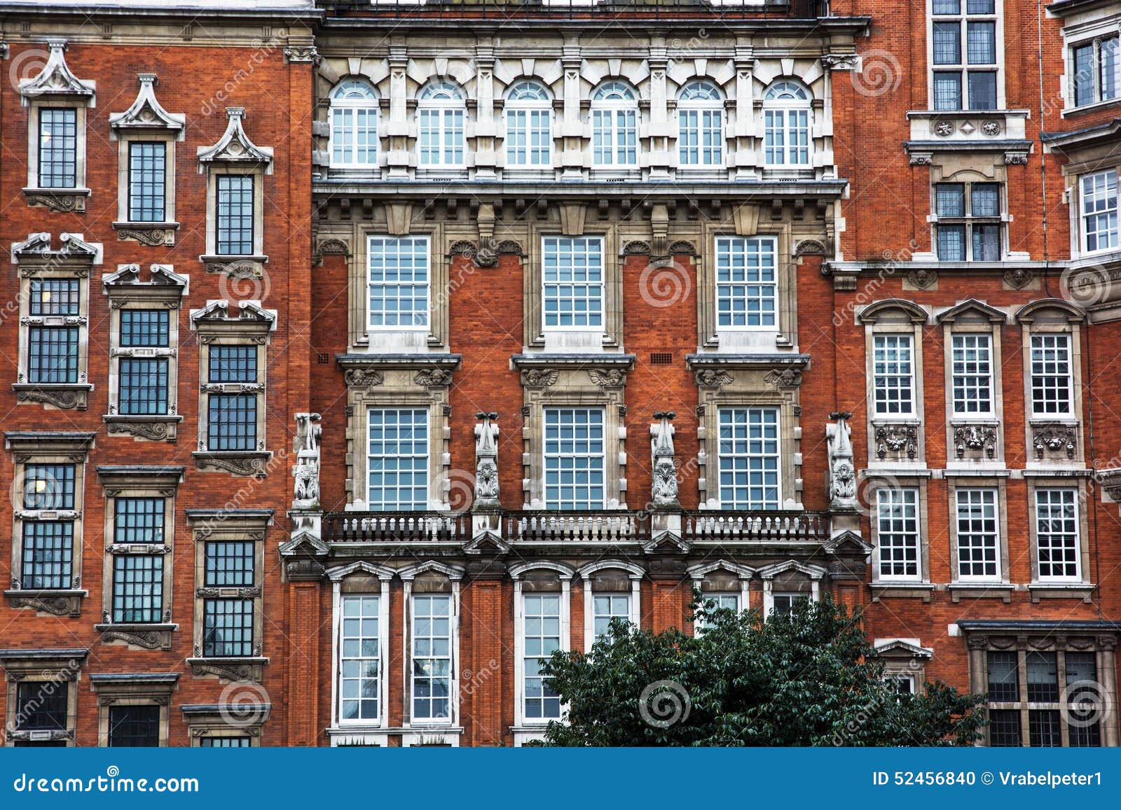 Facade of Historical Building in London Stock Photo - Image of facade ...