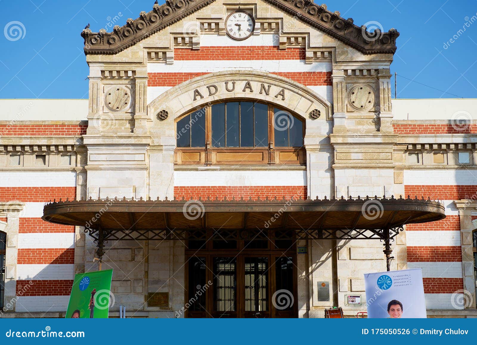 Facade of the Historical Customs Building in Arica, Chile. Editorial ...