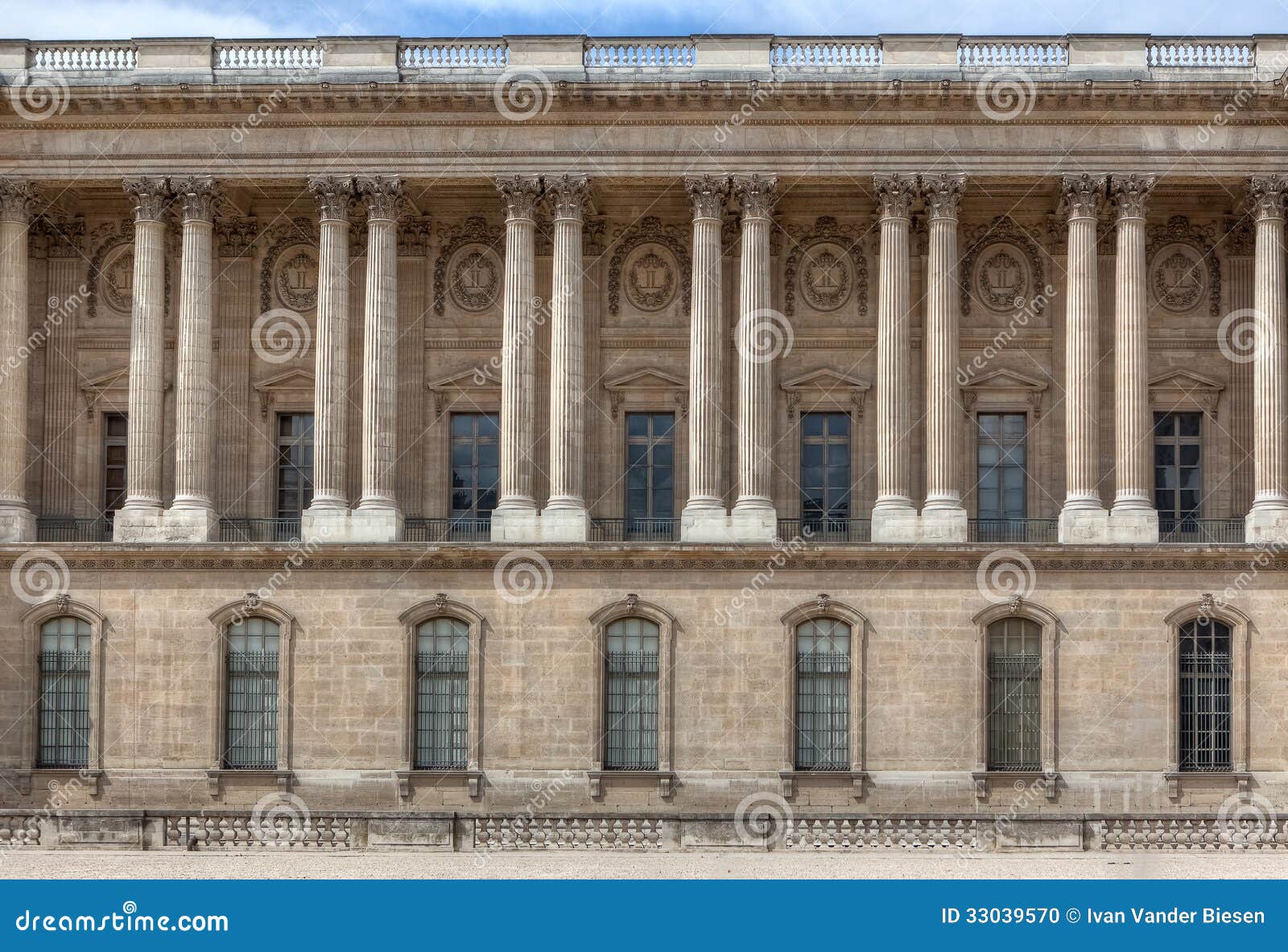East Facade Of The Louvre