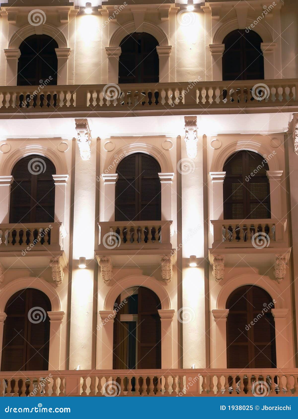 The Facade of a Luxury Hotel Stock Image - Image of exterior, italy ...