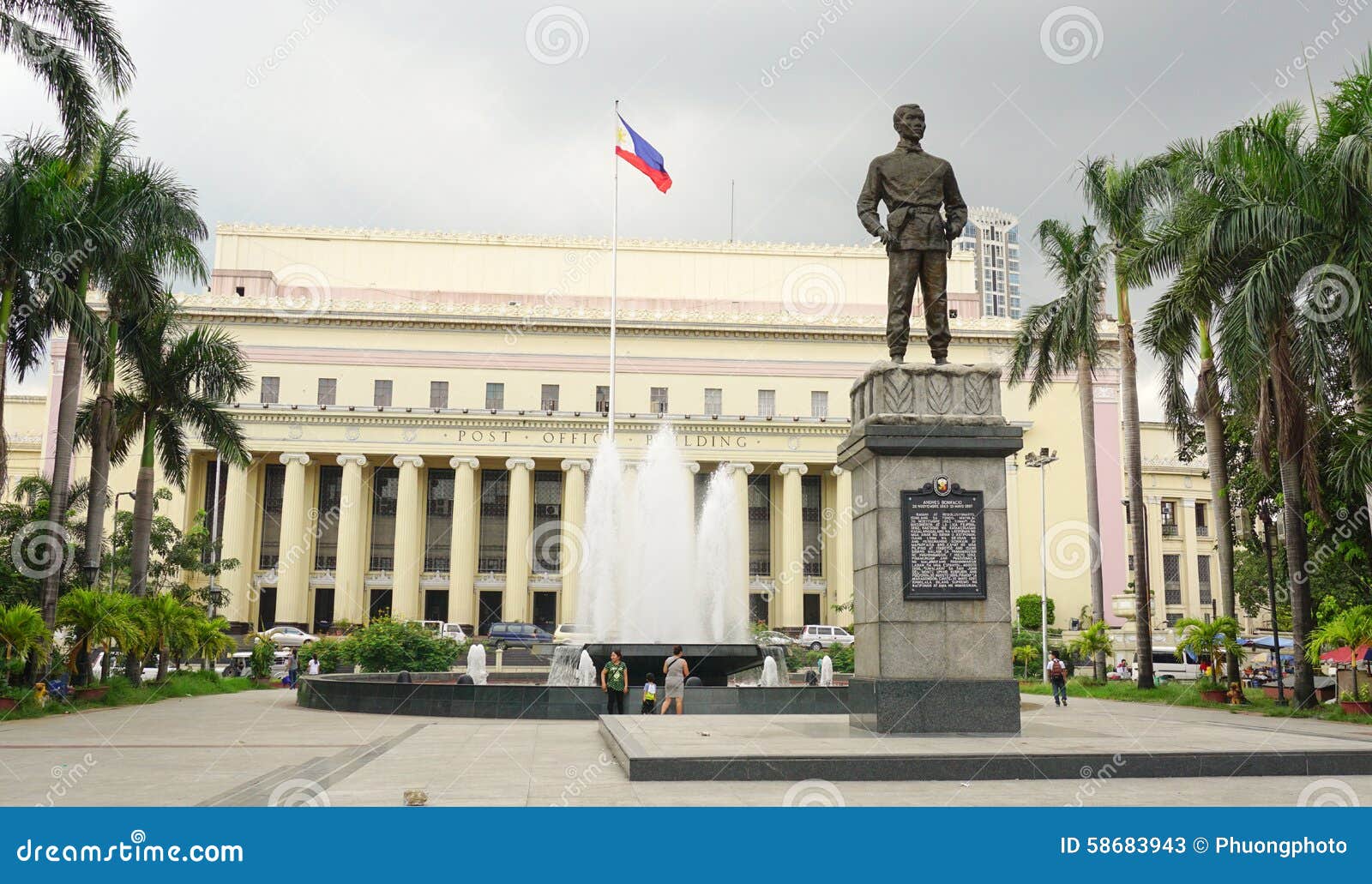 Manila Office File Folder With Torn Untidy Notepaper And Blank Polaroid ...