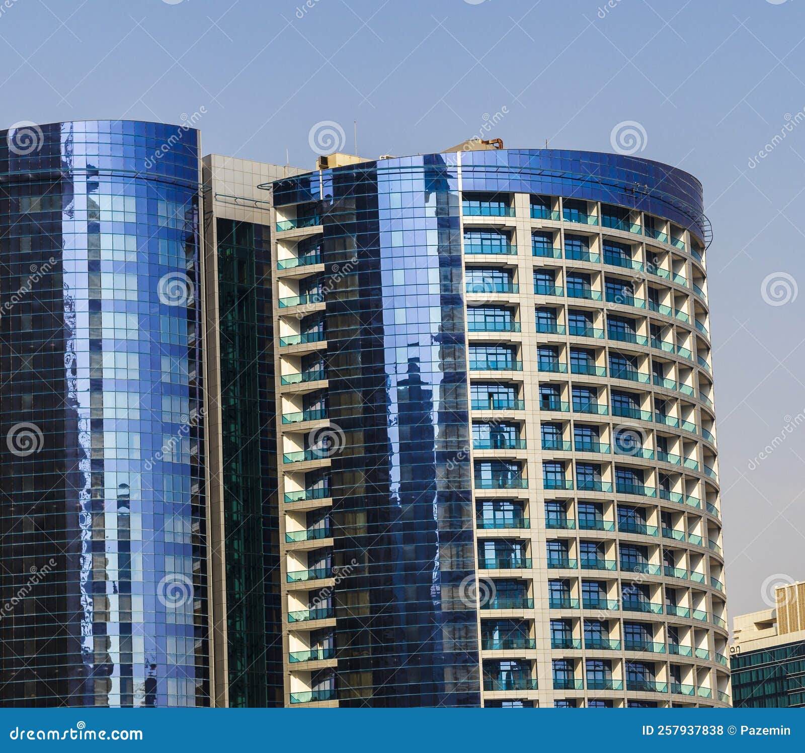 Facade of a Modern Building. City Stock Photo - Image of tower, urban ...