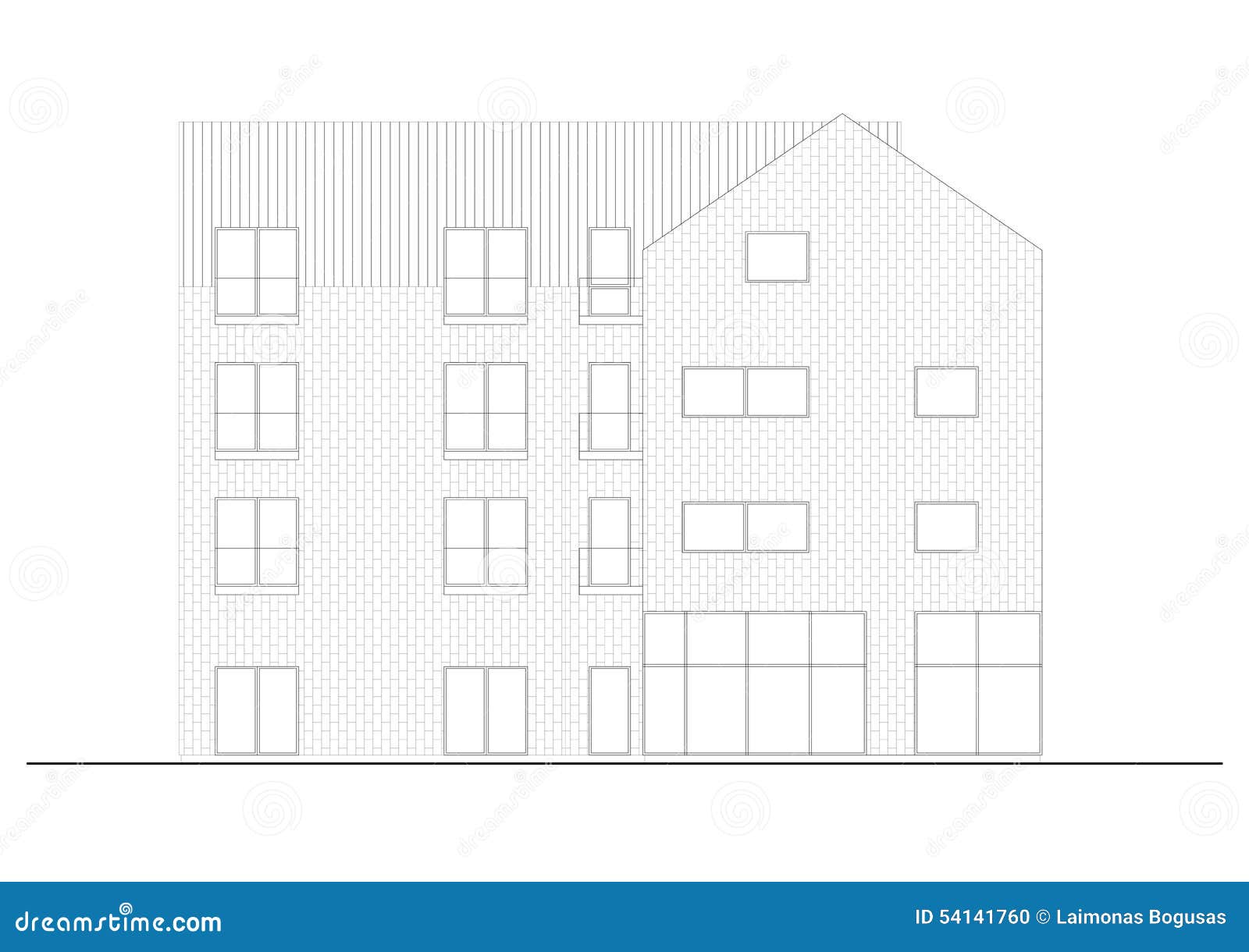 Postmodern Facade Design To Draw Easy
