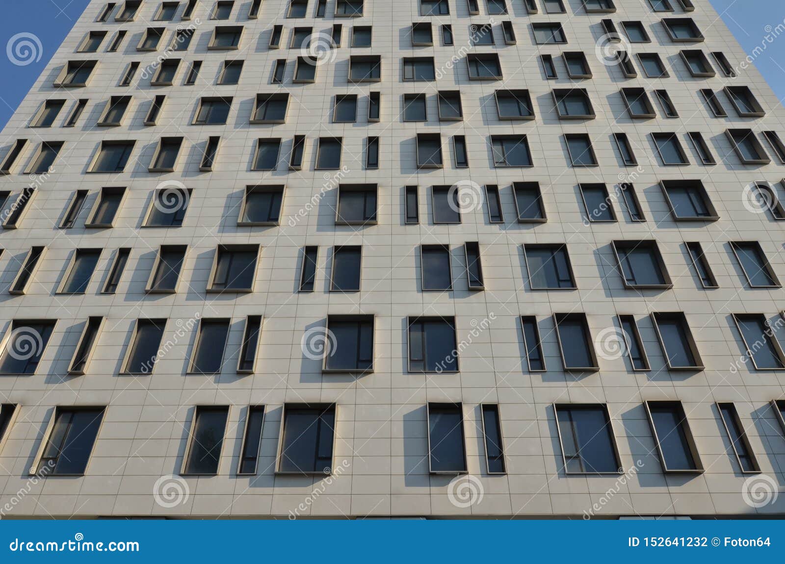 Facade of the Modern Business Building, Windows Pattern Stock Photo ...