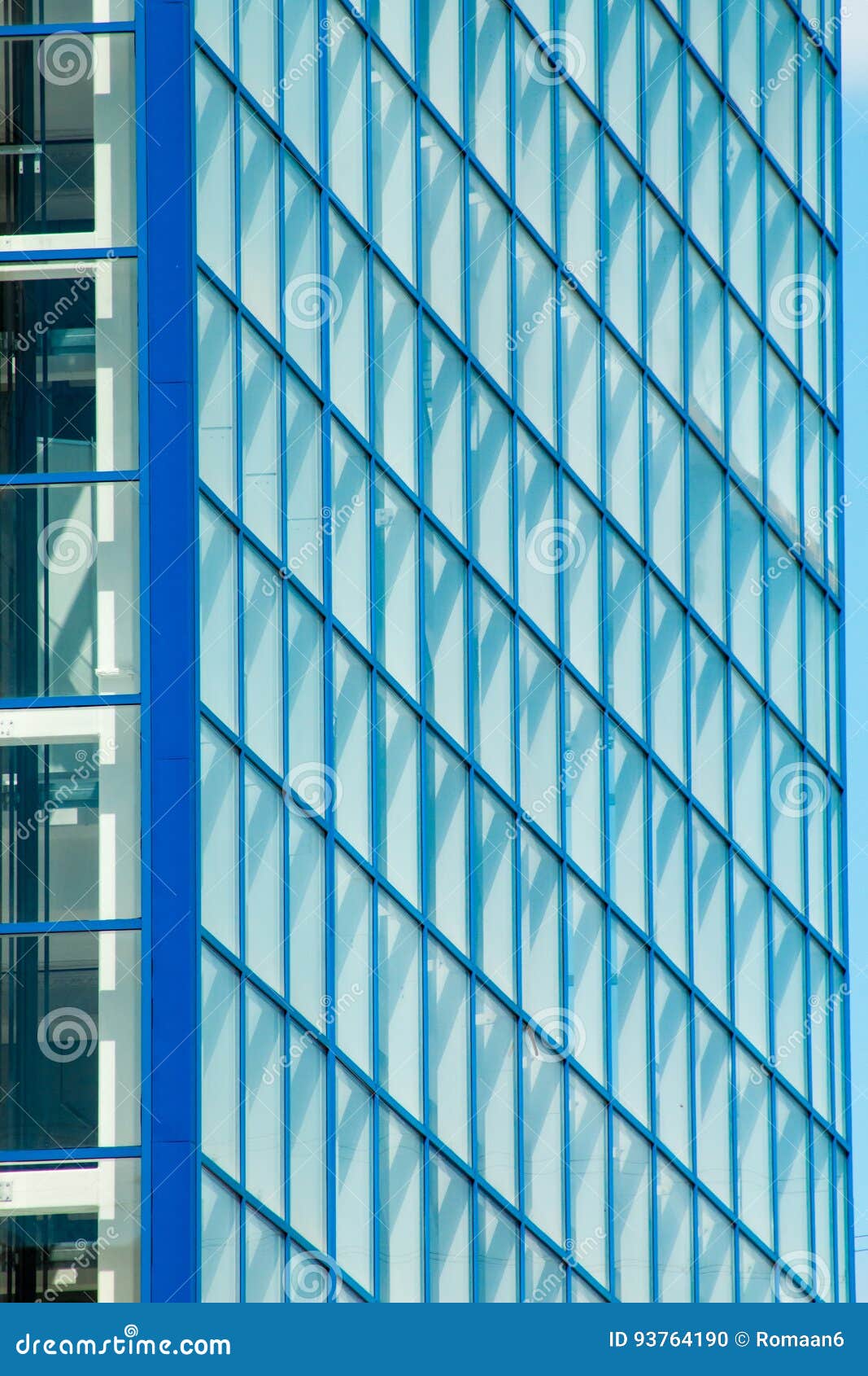 The Facade of a Modern Glass and Metal Building. Stock Photo - Image of ...