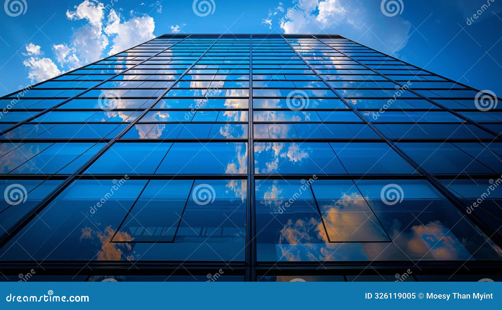 Facade Of Modern Highrise Apartment Building. Modern Architectural ...