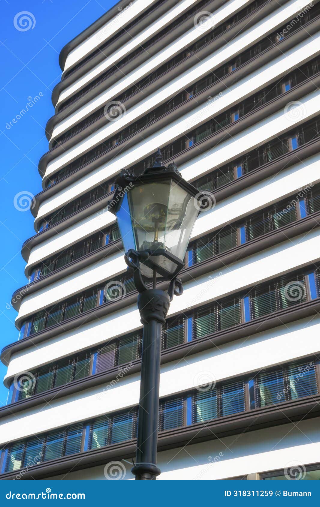 Facade of a Modern Office Building, Administration Building or ...