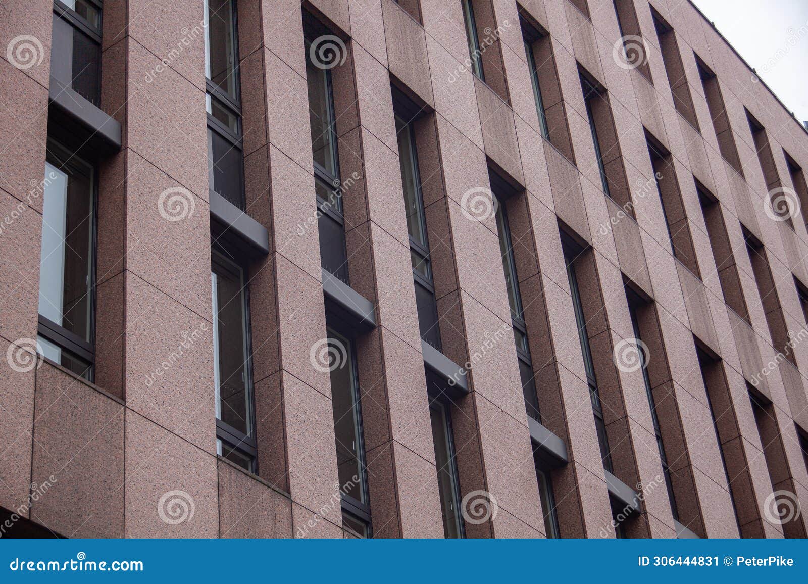 Facade of a Modern Office Building. Exterior of the Building Stock ...
