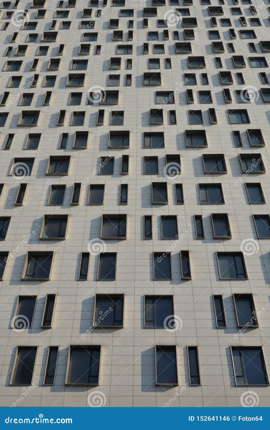 Facade of the Modern Office Building, Windows Pattern Stock Photo ...