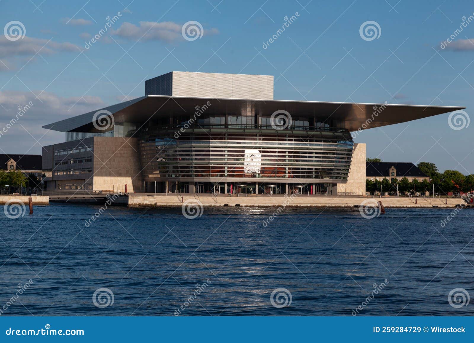Facade of the Modern Opera House in Copenhagen, Denmark Editorial Stock ...
