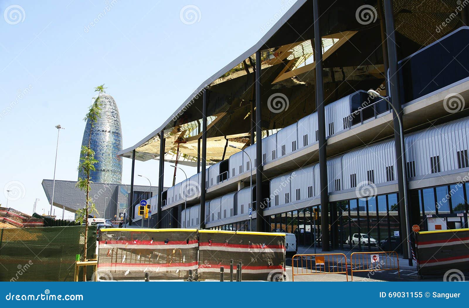 Facade of Modern Public Building Editorial Image - Image of ...