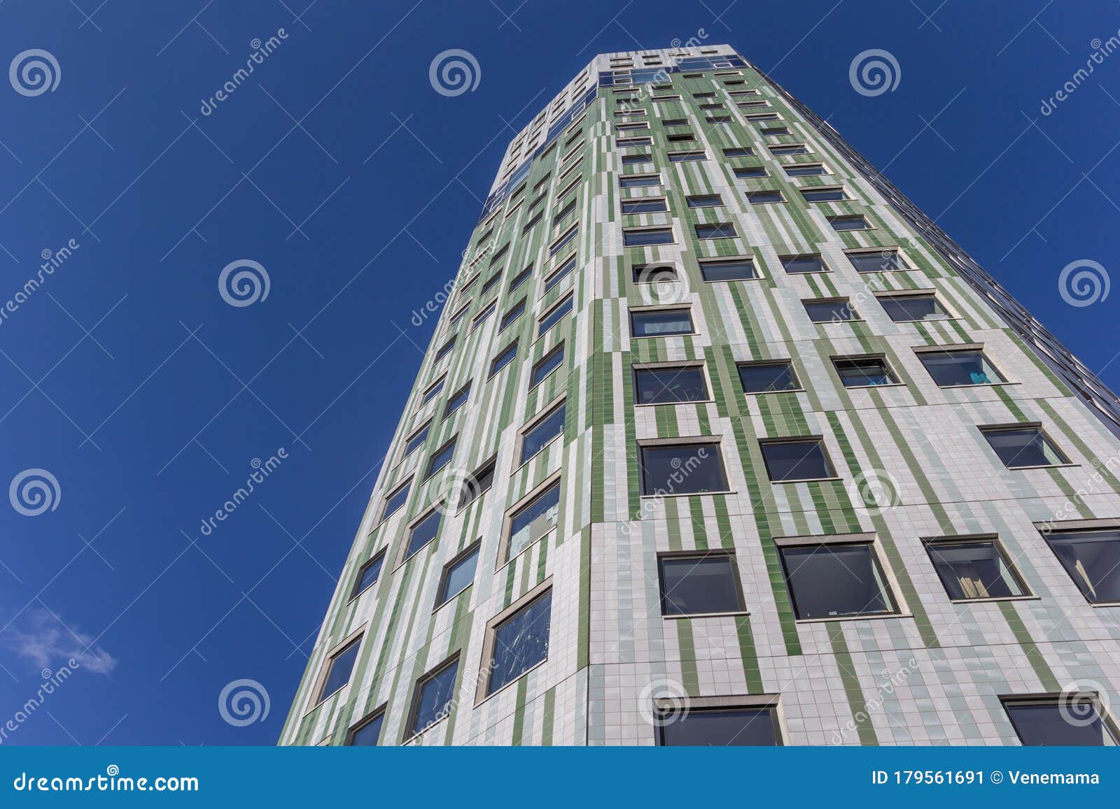 Facade of the Modern Skyscraper De Helix in Groningen Editorial Photo ...