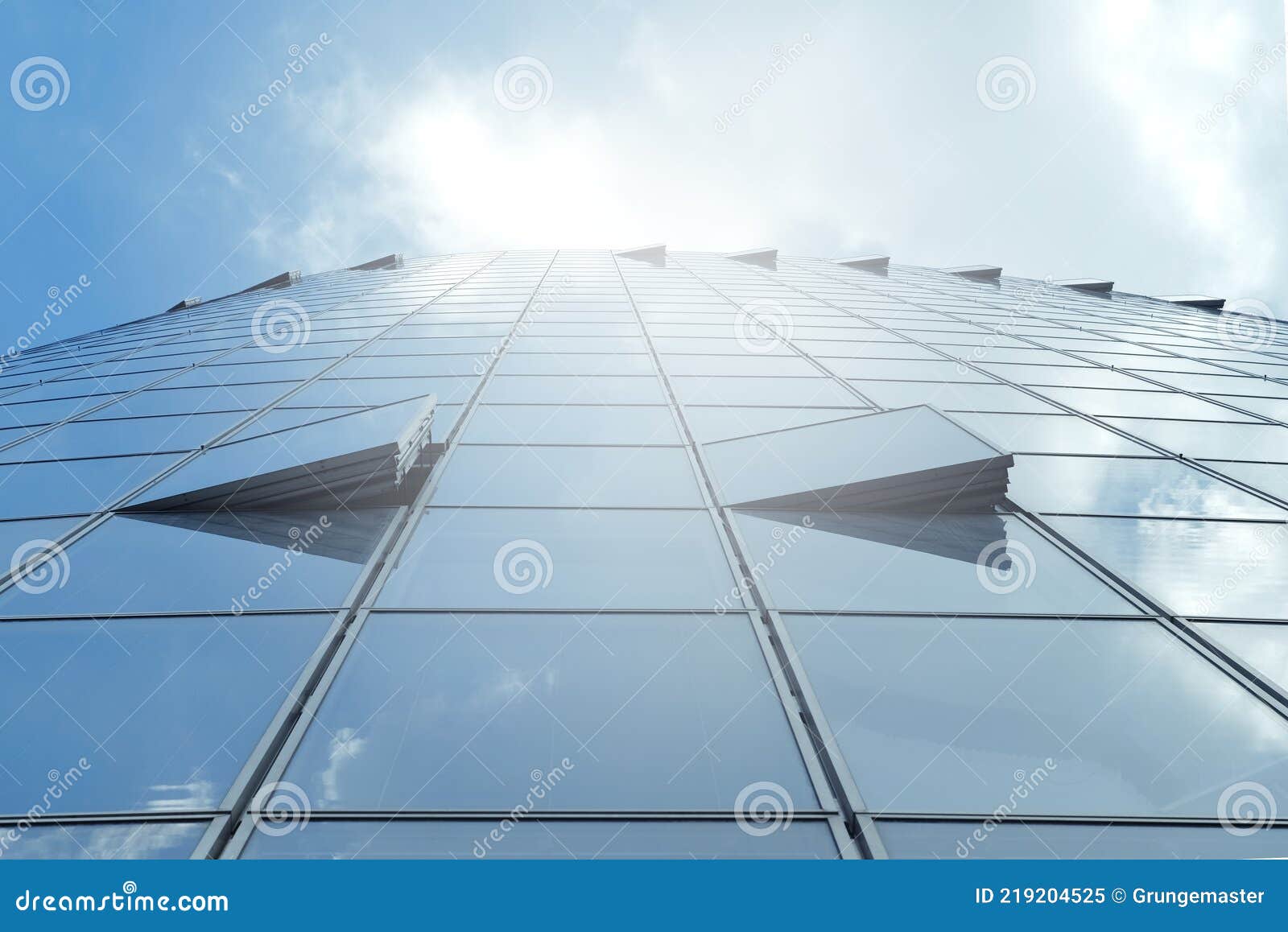 Skyscraper With The Reflection Of The Shard In The Windows Royalty-Free ...