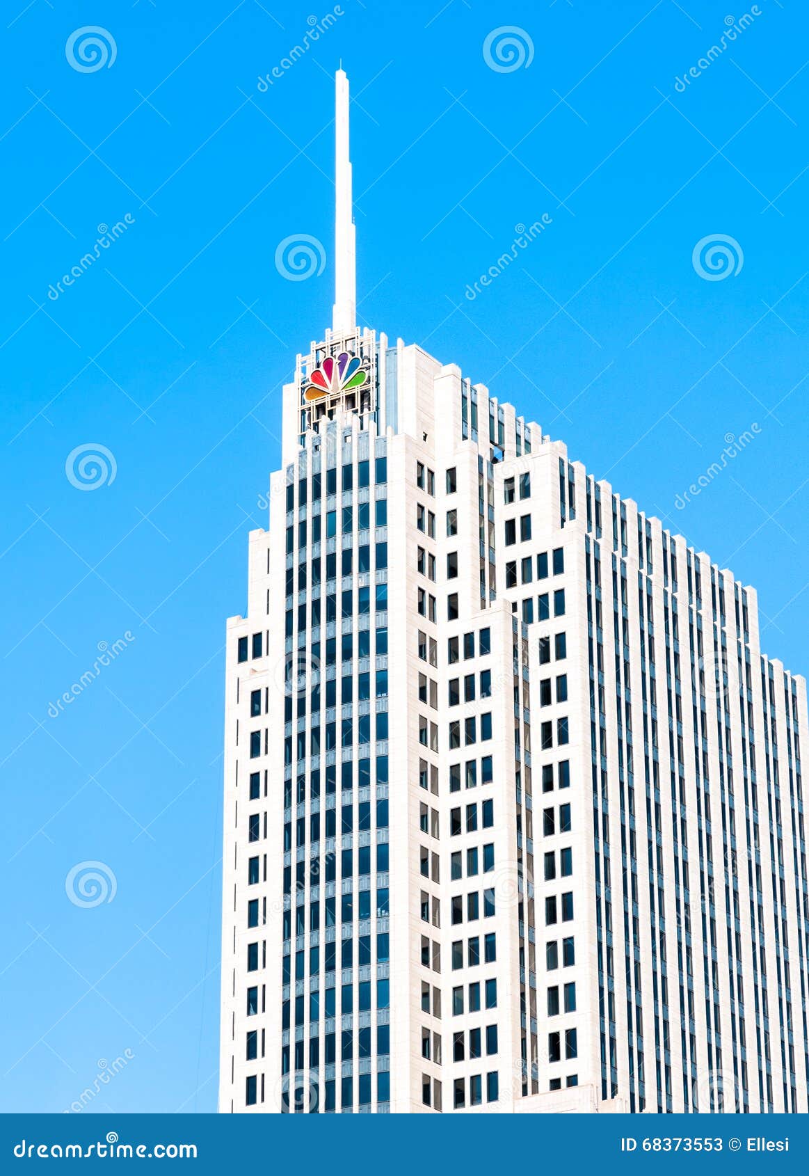Facade of NBC Tower, Chicago Editorial Stock Photo - Image of tower ...