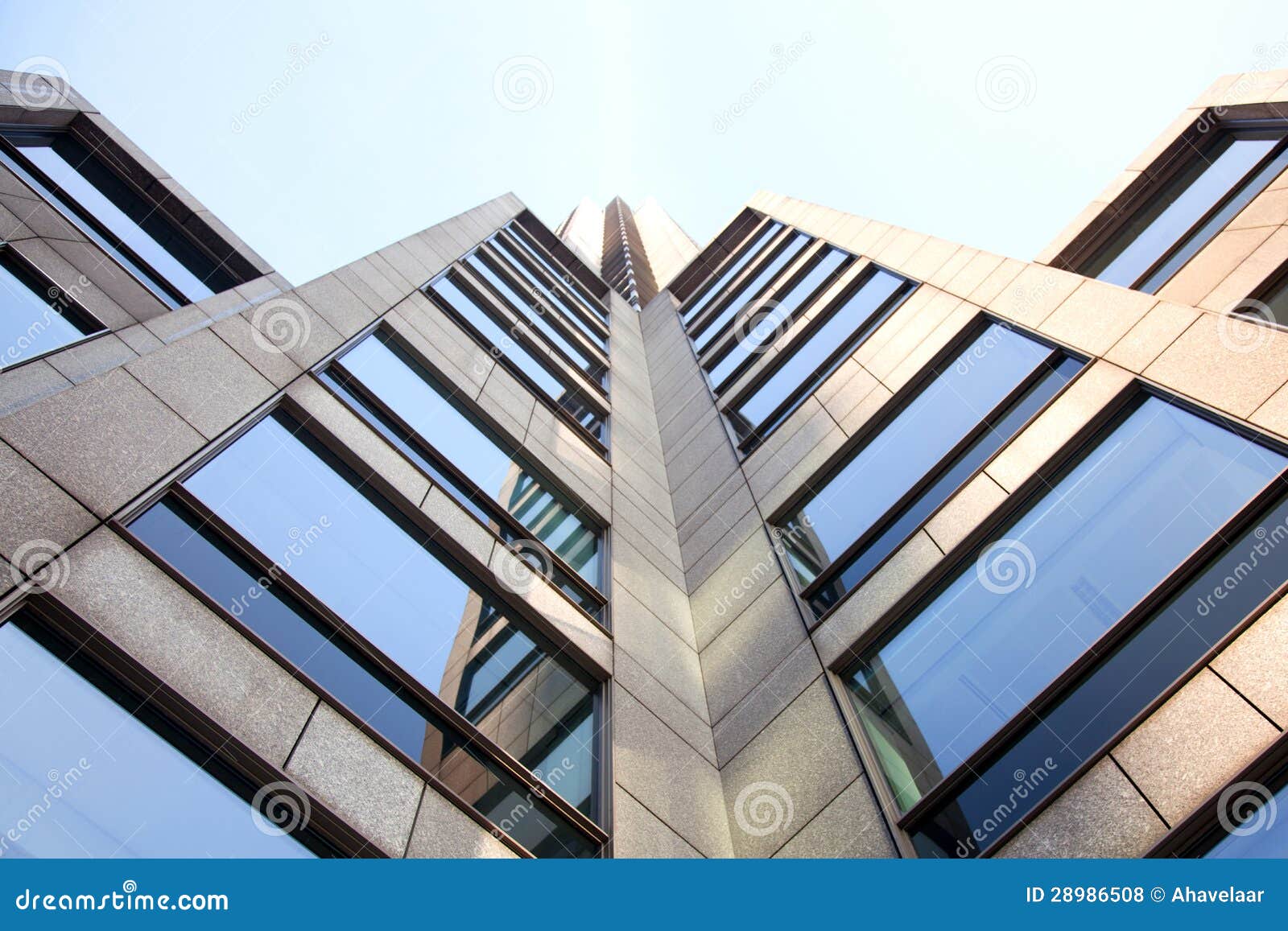 Facade of office building stock photo. Image of model - 28986508