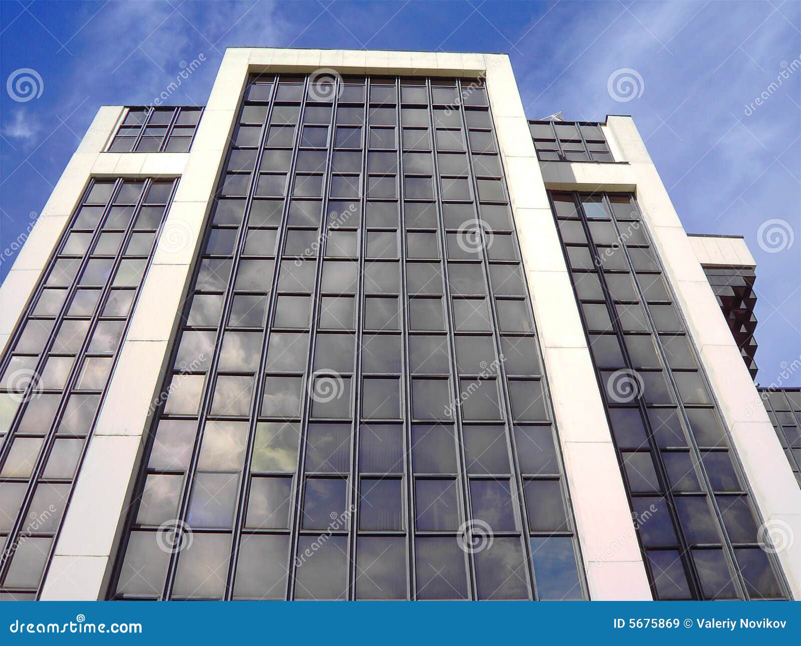Facade of office building stock image. Image of architecture - 5675869