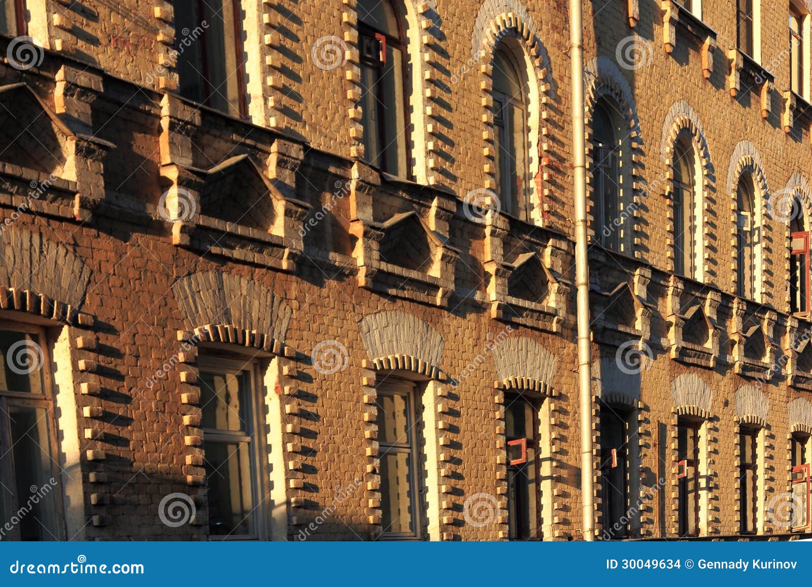 Old brick house stock photo. Image of facade, traditional - 30049634