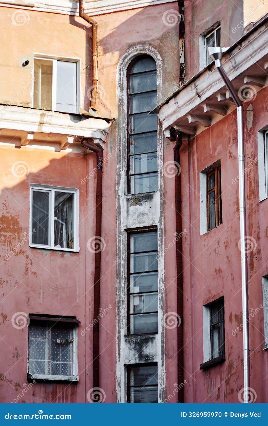 Facade of an Old Pre-revolutionary Russian House Stock Photo - Image of ...