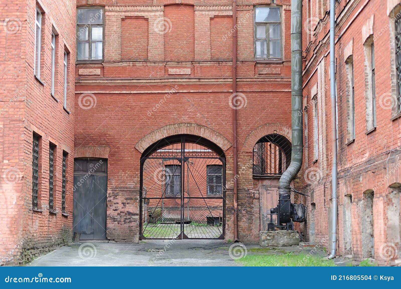Facade of an Old Building in Kyiv Ukraine Stock Photo - Image of ...