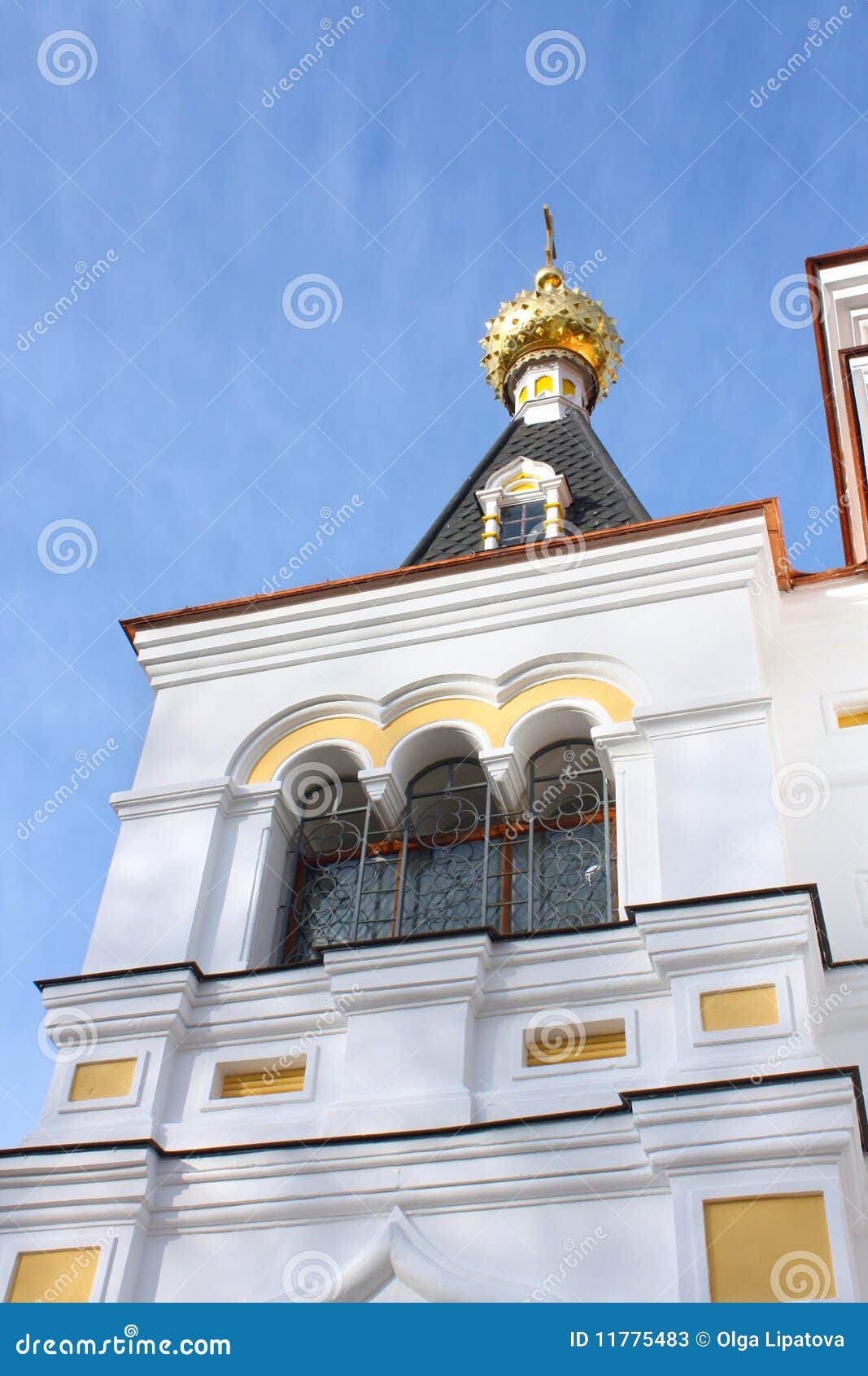 Facade of Orthodox church stock image. Image of blue - 11775483
