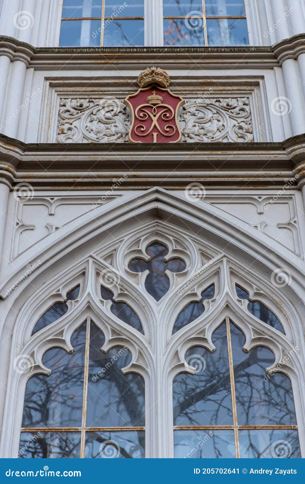 Facade of the Palace in the Gothic Style. Imperial Palace Stables ...