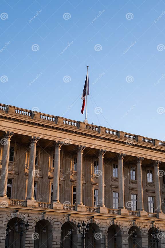 Facade of Palais Brongniart Adorned with Ornate Columns. Paris, France ... Facade of Palais Brongniart Adorned with Ornate Columns. Paris, France ...