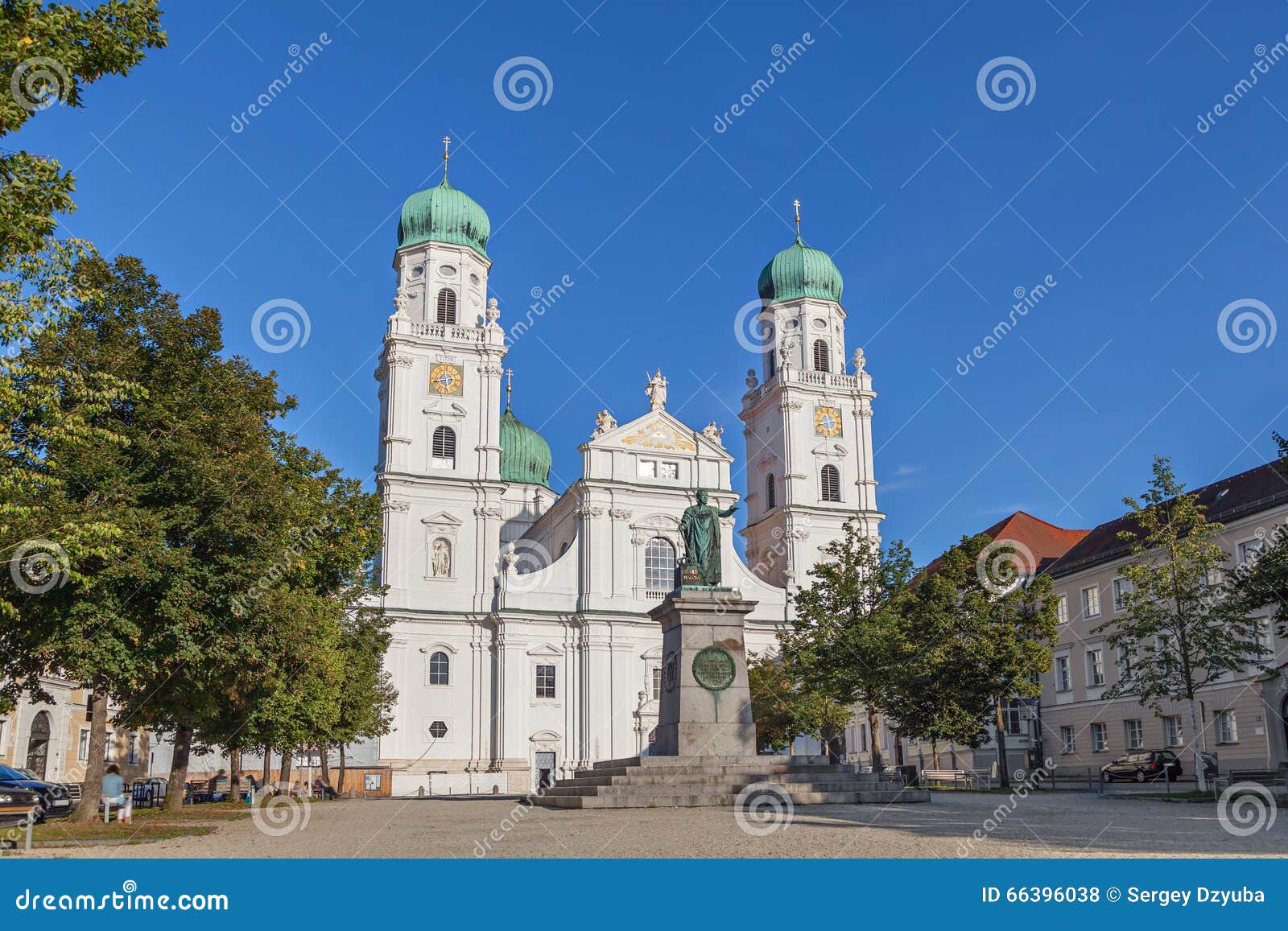 Facade of Passau Cathedral, Germany Stock Photo - Image of stephansdom ...