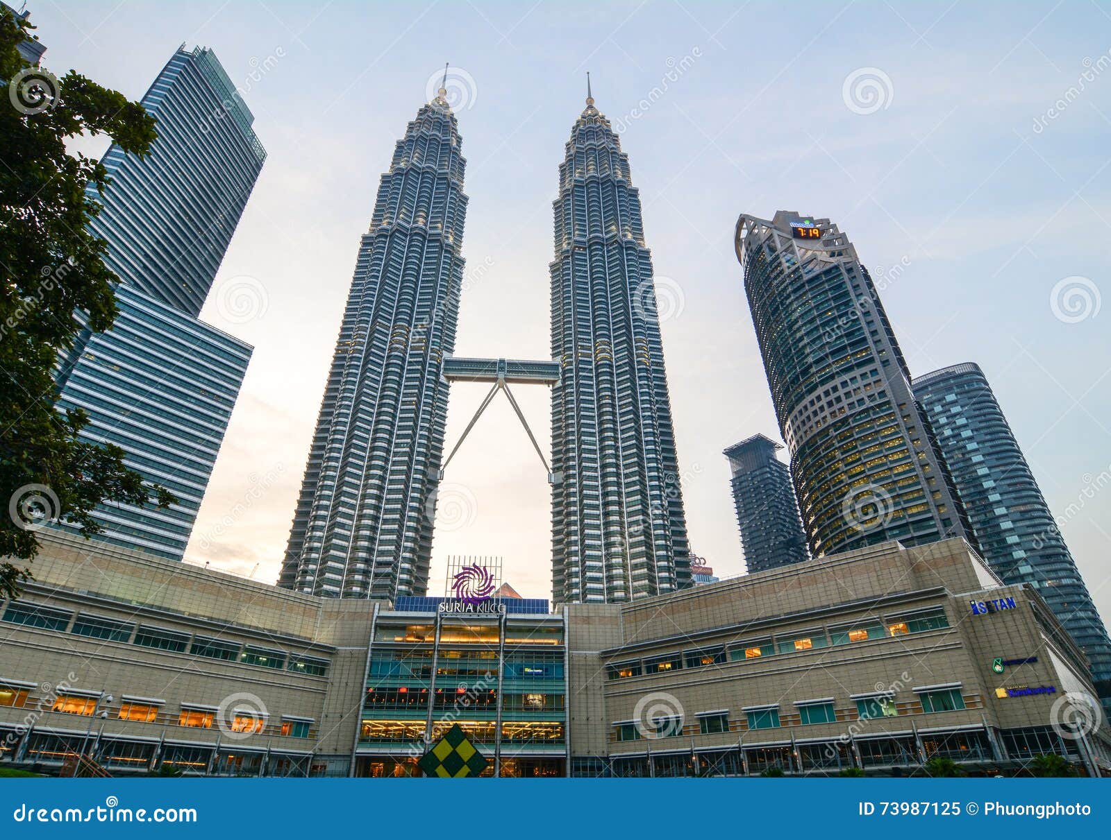 Facade of Petronas Tower in Kuala Lumpur, Malaysia Editorial Image ...
