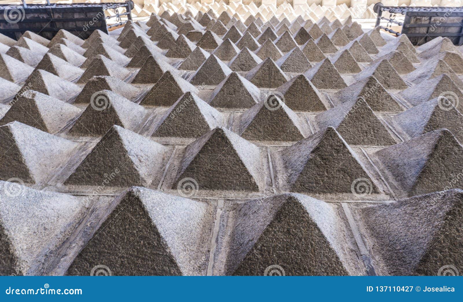 Facade of rock pyramids stock image. Image of real, business - 137110427