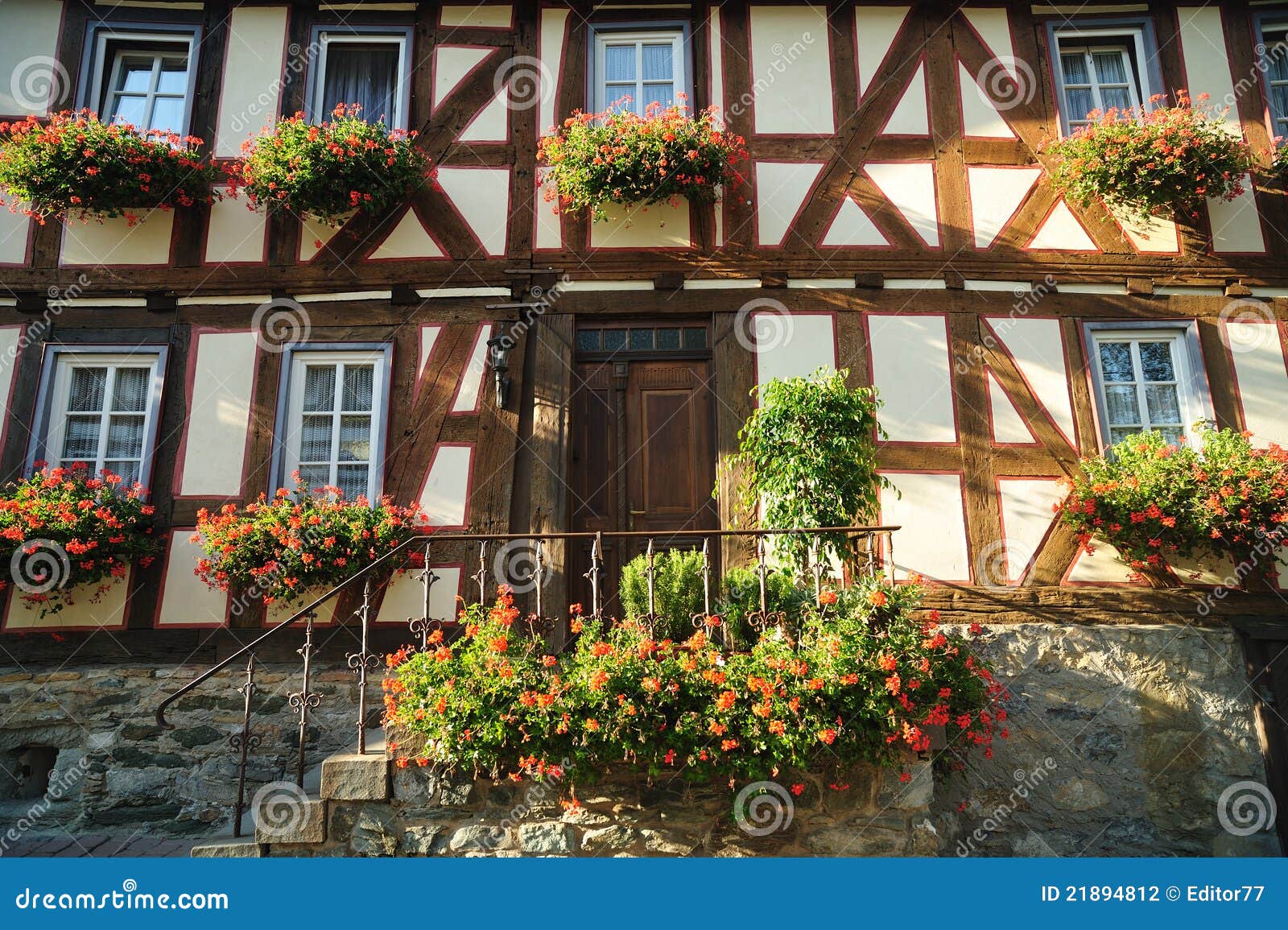Rustic house facade stock photo. Image of residential - 21894812
