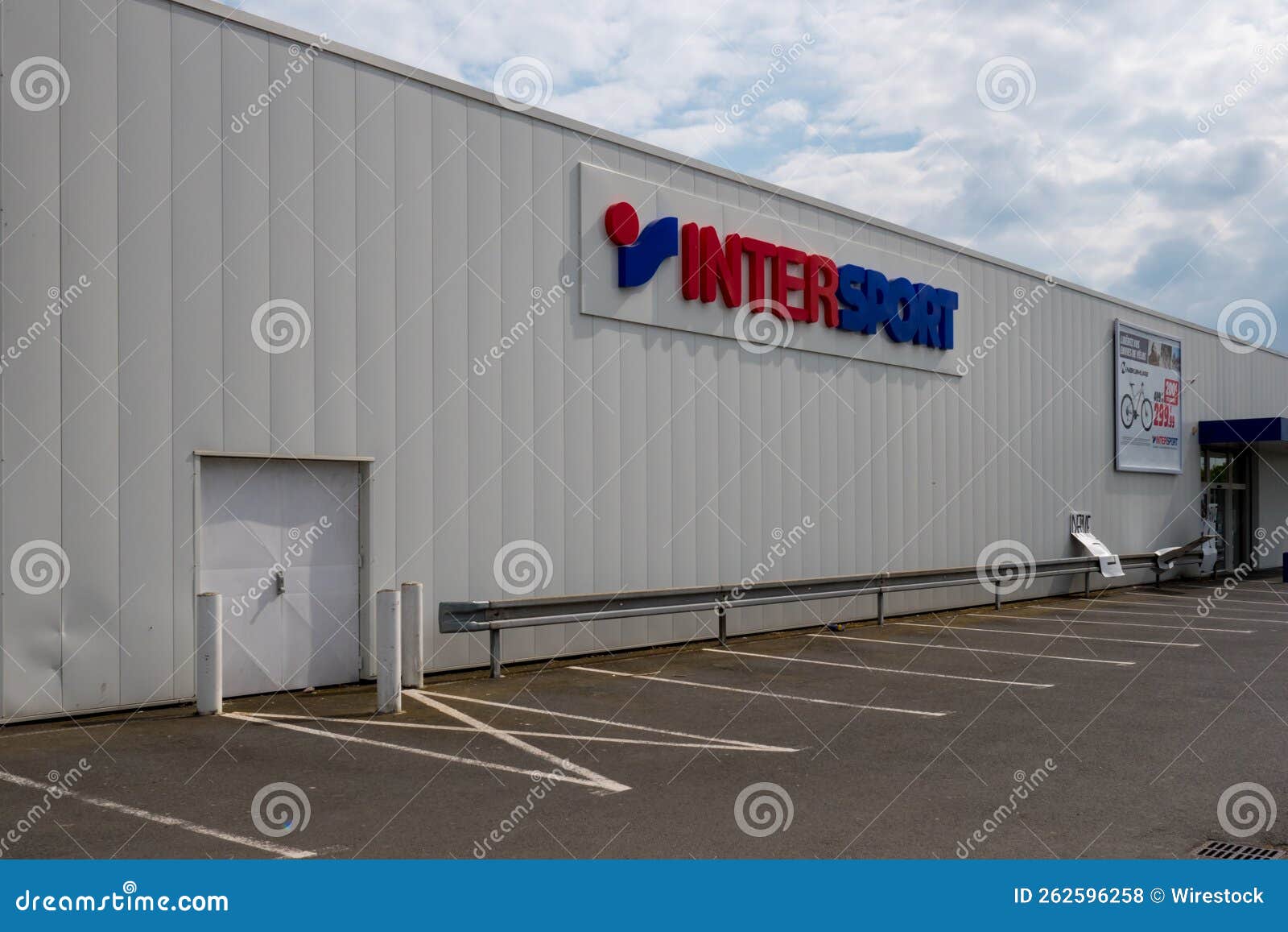 Facade of Shop with Logo Signage INTERSPORT Editorial Stock Photo ...