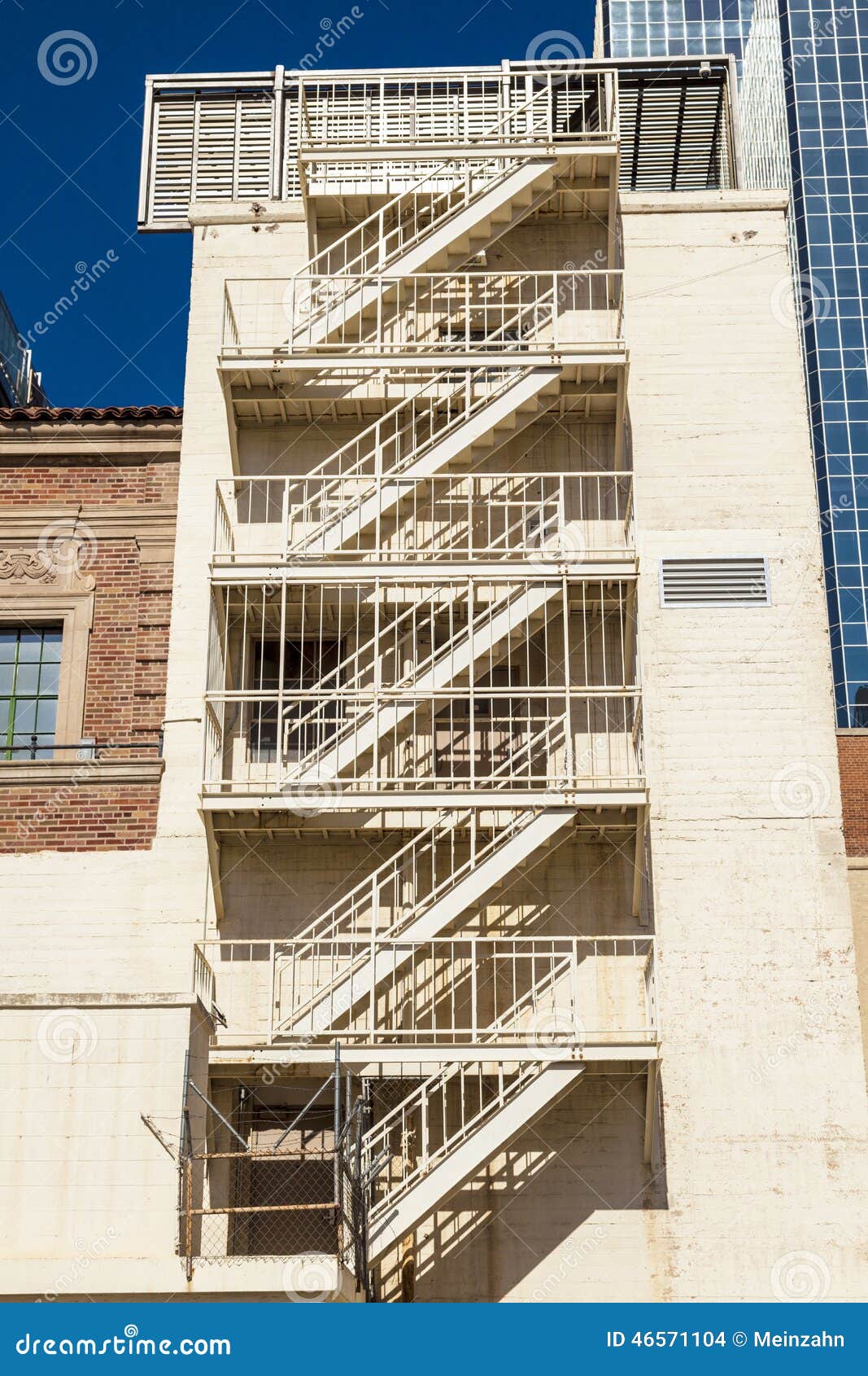Facade of skyscraper stock photo. Image of people, street - 46571104