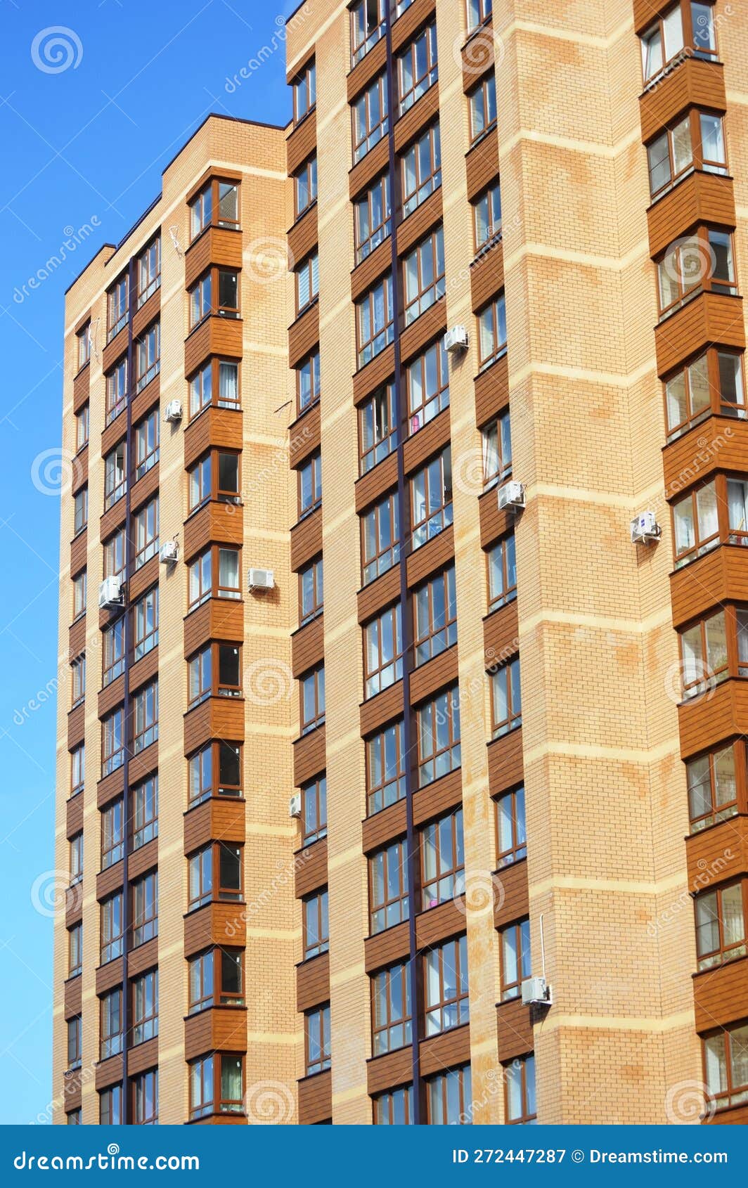 Skyscraper construction stock image. Image of panorama - 272447287